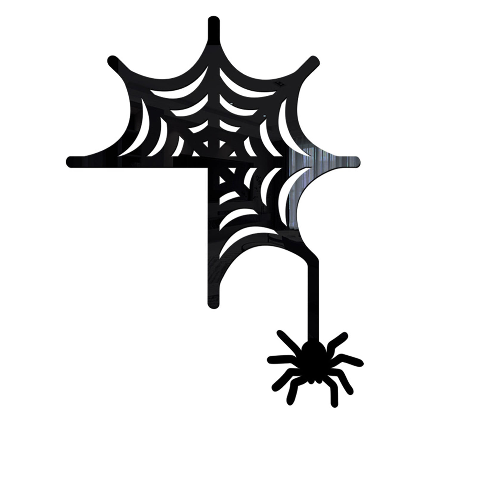 LYCAQL Cobweb Door Corner Sign Ornament Decor Sign Acrylic Home Door ...