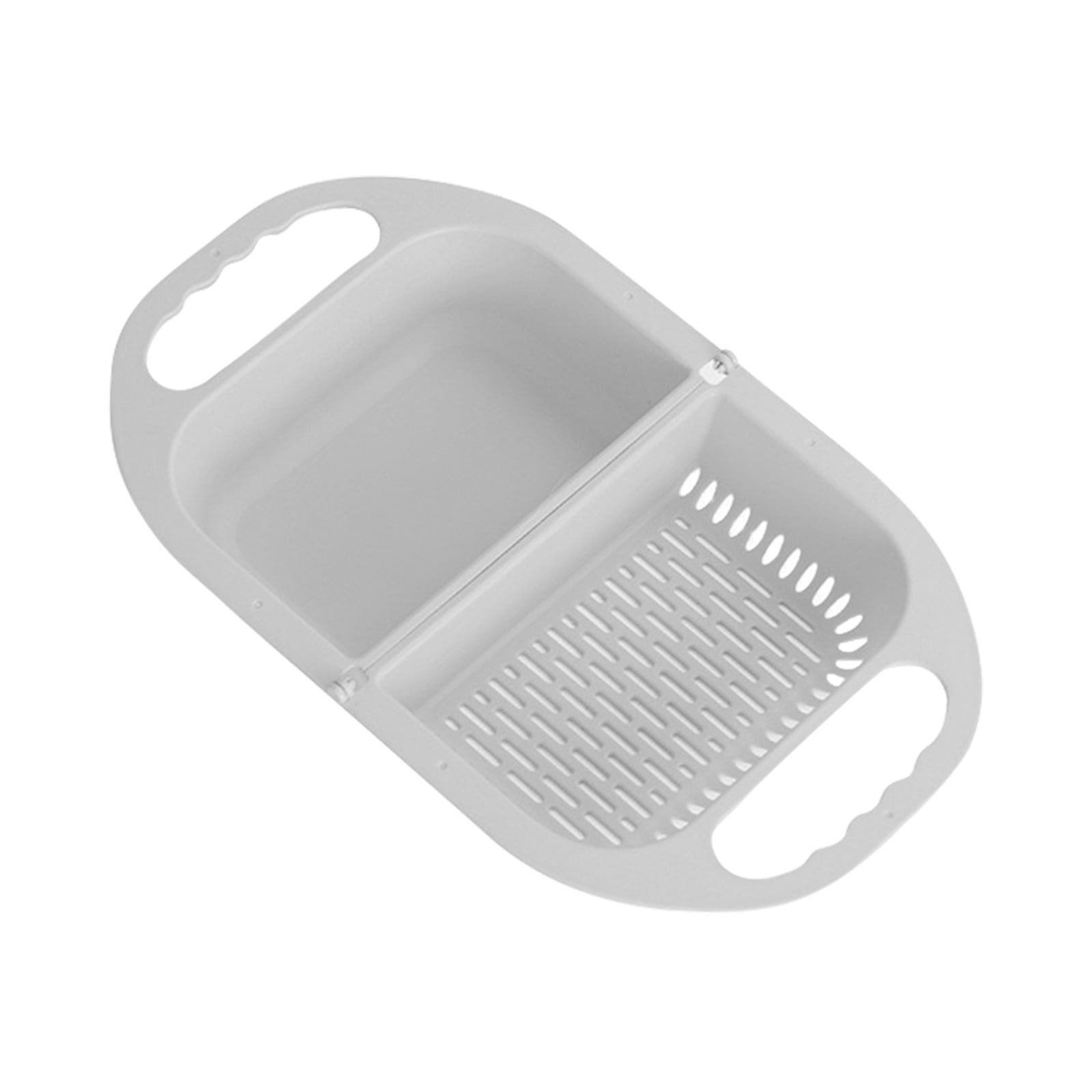 LYCAQL Colander Strainer Over the Sink Retractable Kitchen Sink Basket ...
