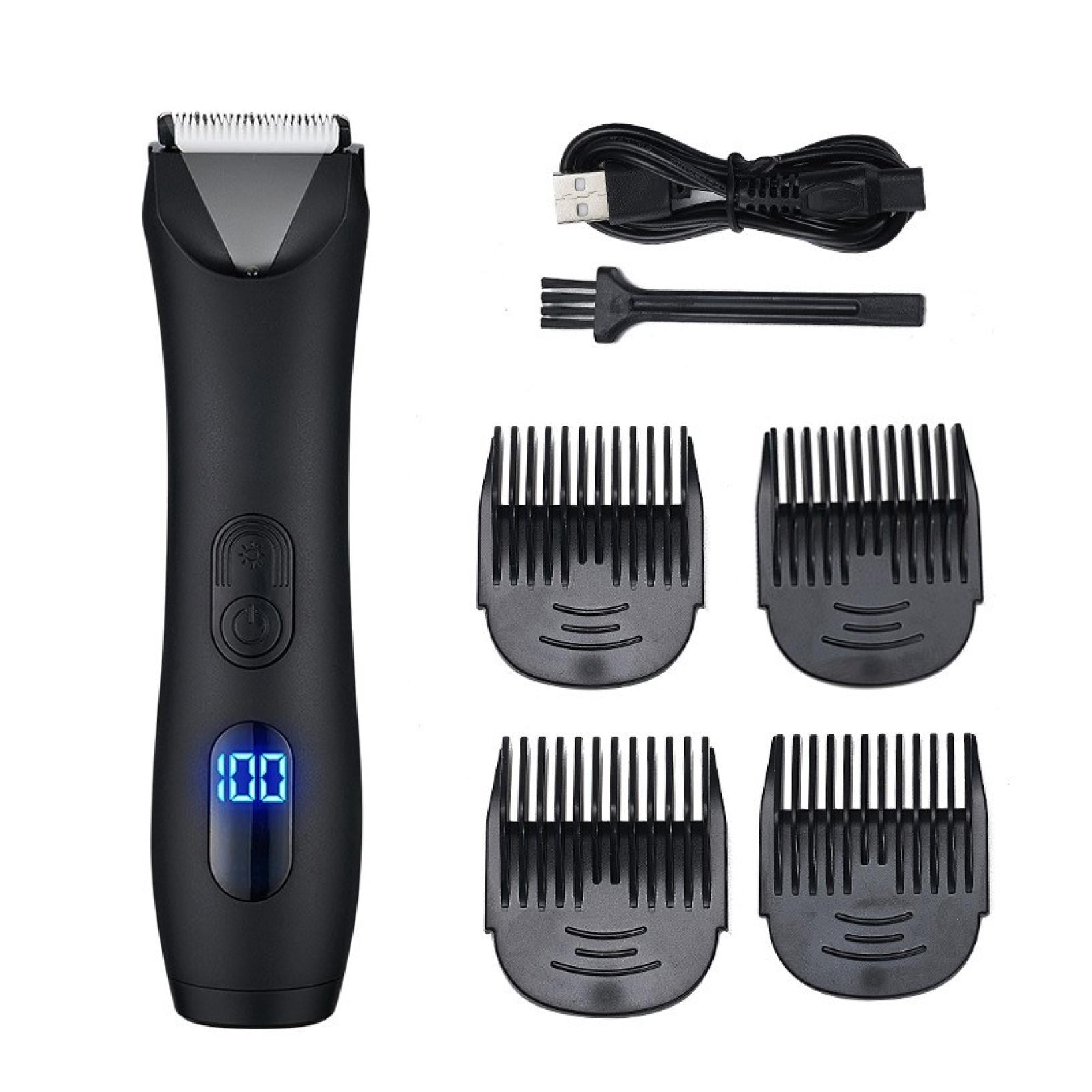 LYCAQL Electric Intimate Trimmer Men's Body Trimmer Electric Groin Hair ...