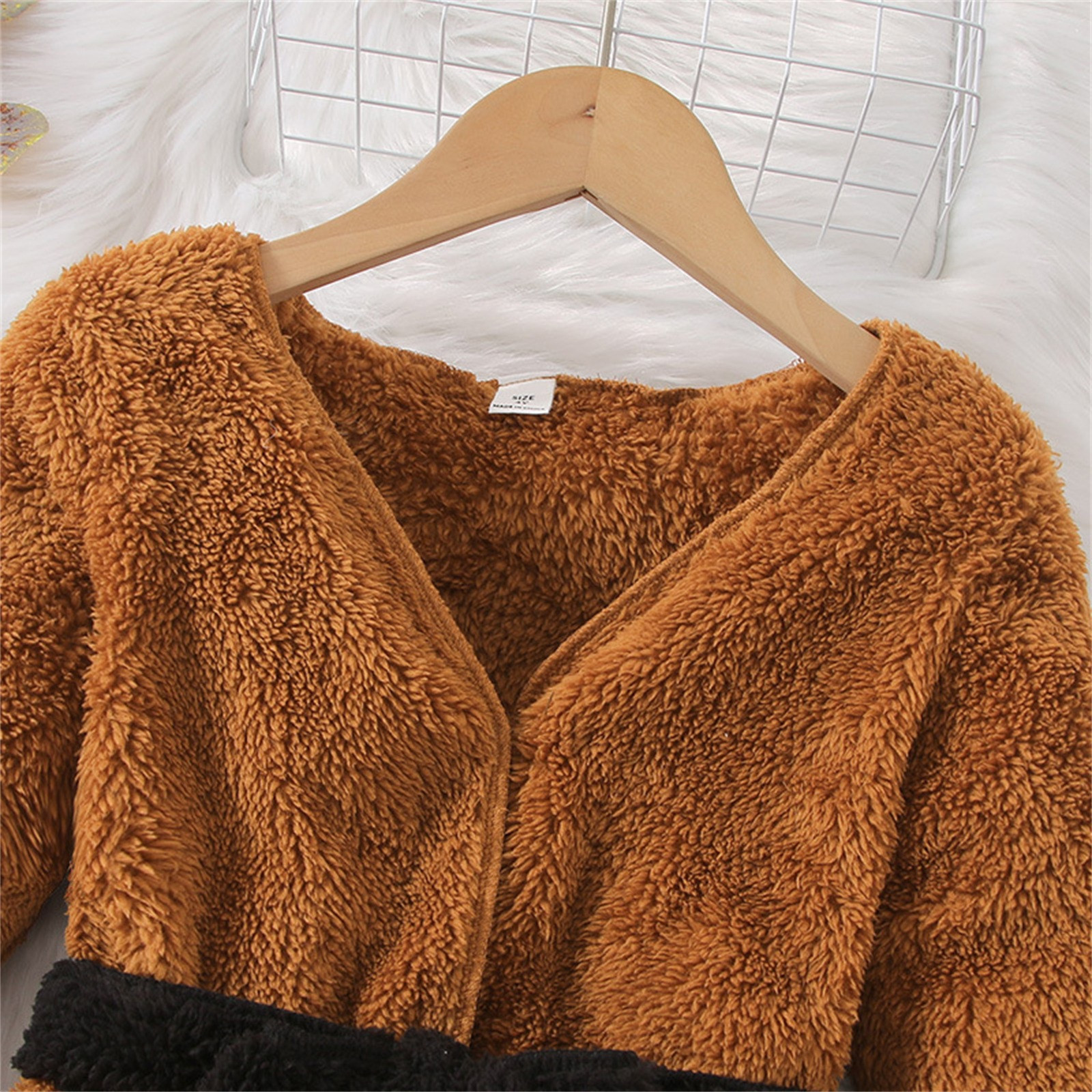 LYCAQL Girls Clothes Outfit Toddler Kids Child Baby Girls Long Sleeve Patchwork Winter Warm ...