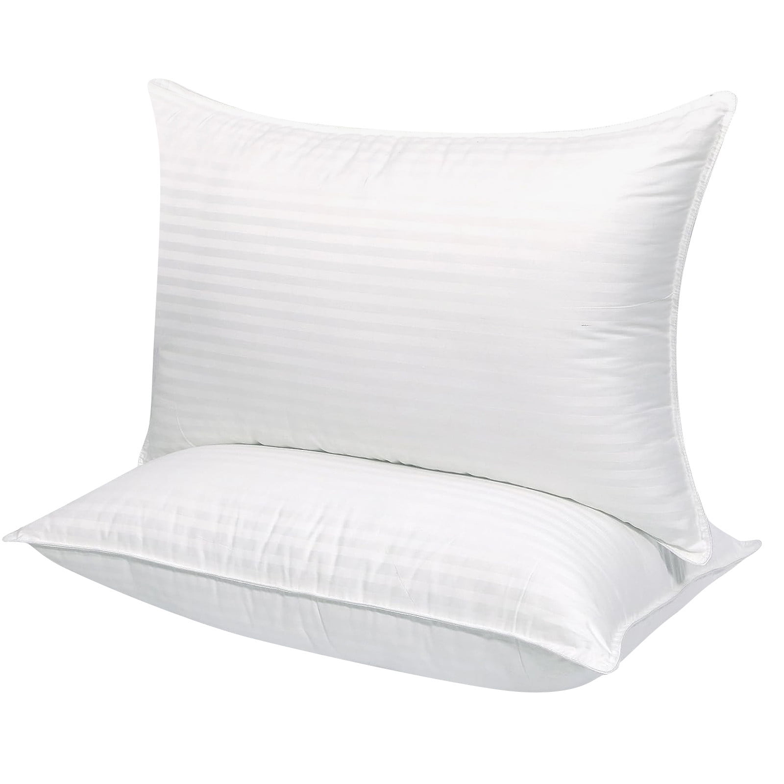 LYCAQL King Size Memory Foam (Adjustable Fill) Bed Pillows Cooling ...