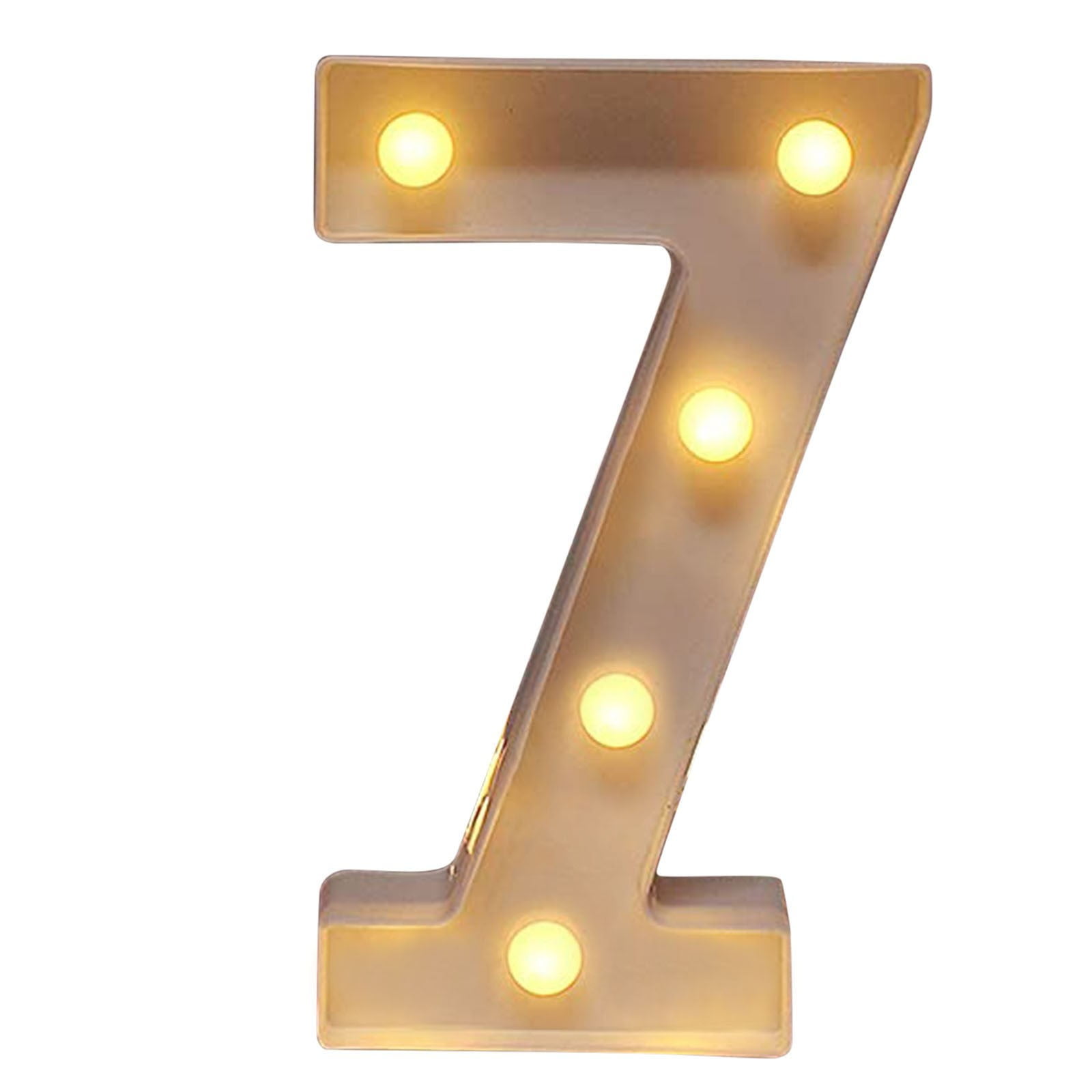 LYCAQL Light Light Standing Wihte Hanging Letters Letter Warm Up Lights ...