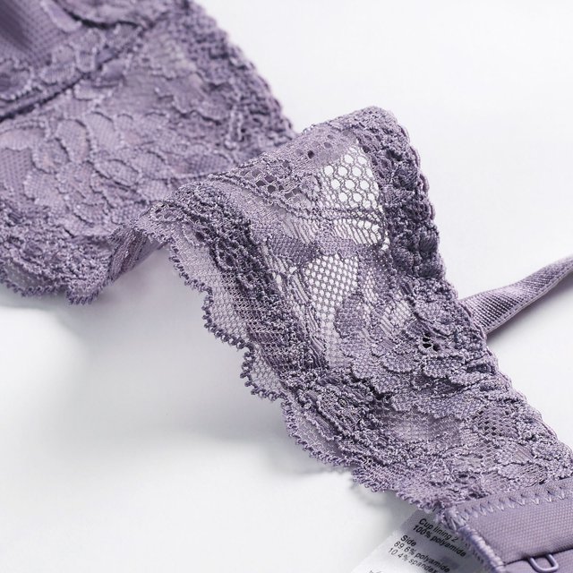 LYCAQL Lingerie for Women Ladies Lingerie Sheer Slim No Cushion Lace ...