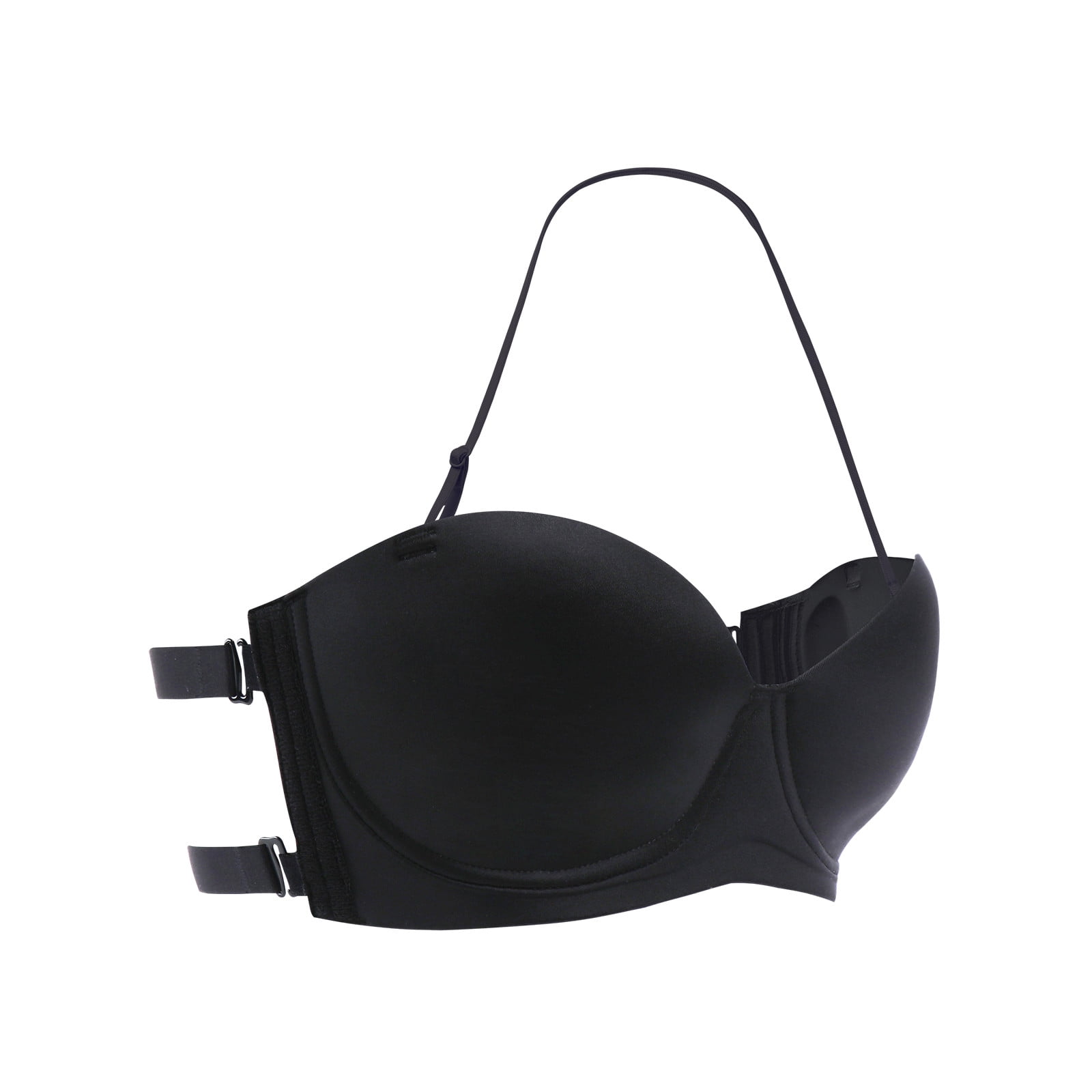 Lycaql Lingerie For Women Ladies Low Cut Strapless Adhesive Push Up Bra Open Back Adhesive Bra