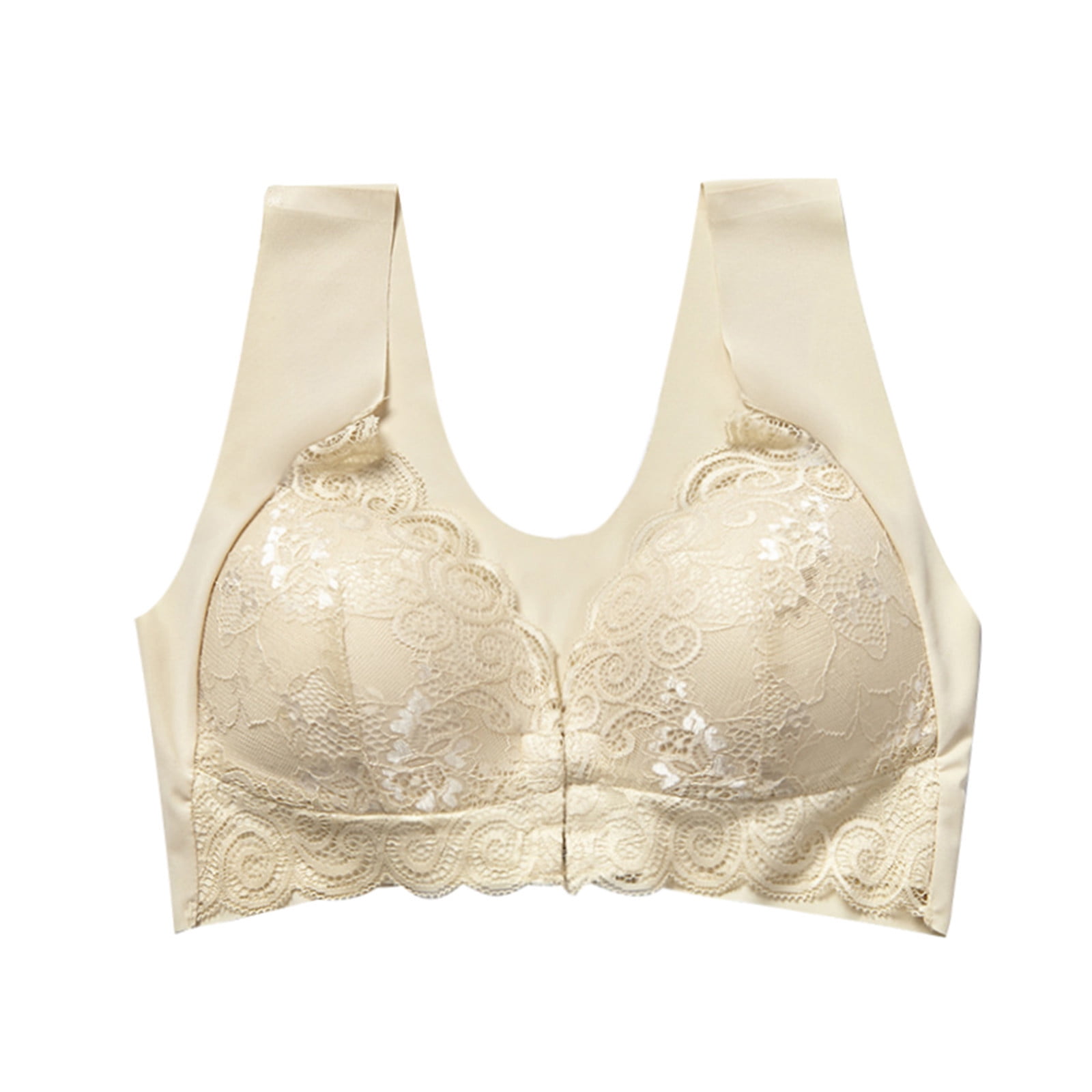 LYCAQL Lingerie for Women Women Plus Size Front Closure Push Up ...