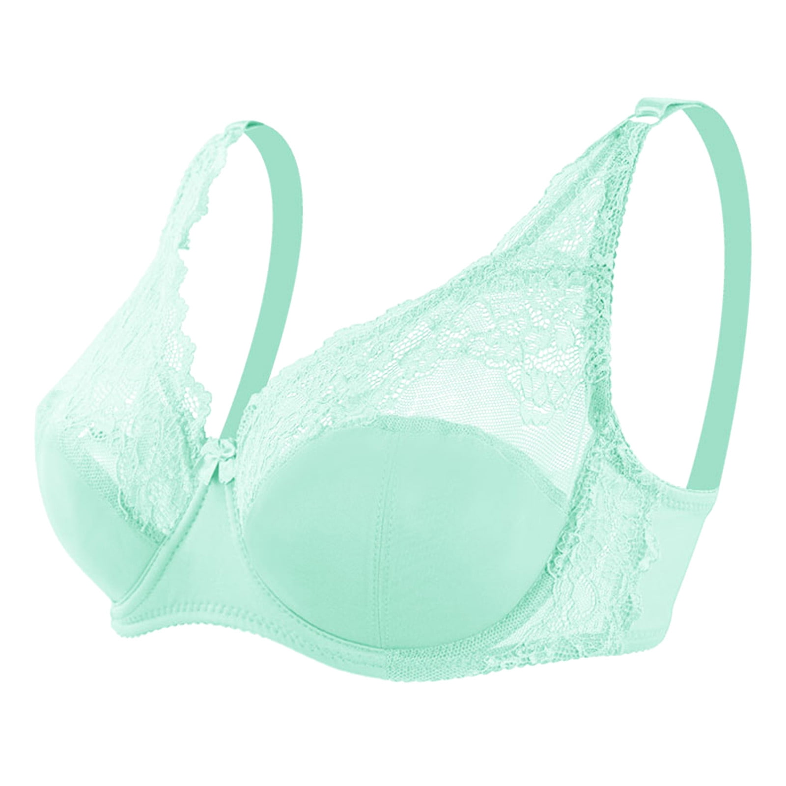 LYCAQL Lingerie for Women Womens Lace Bra Underwear Female Bra Thin Cup ...