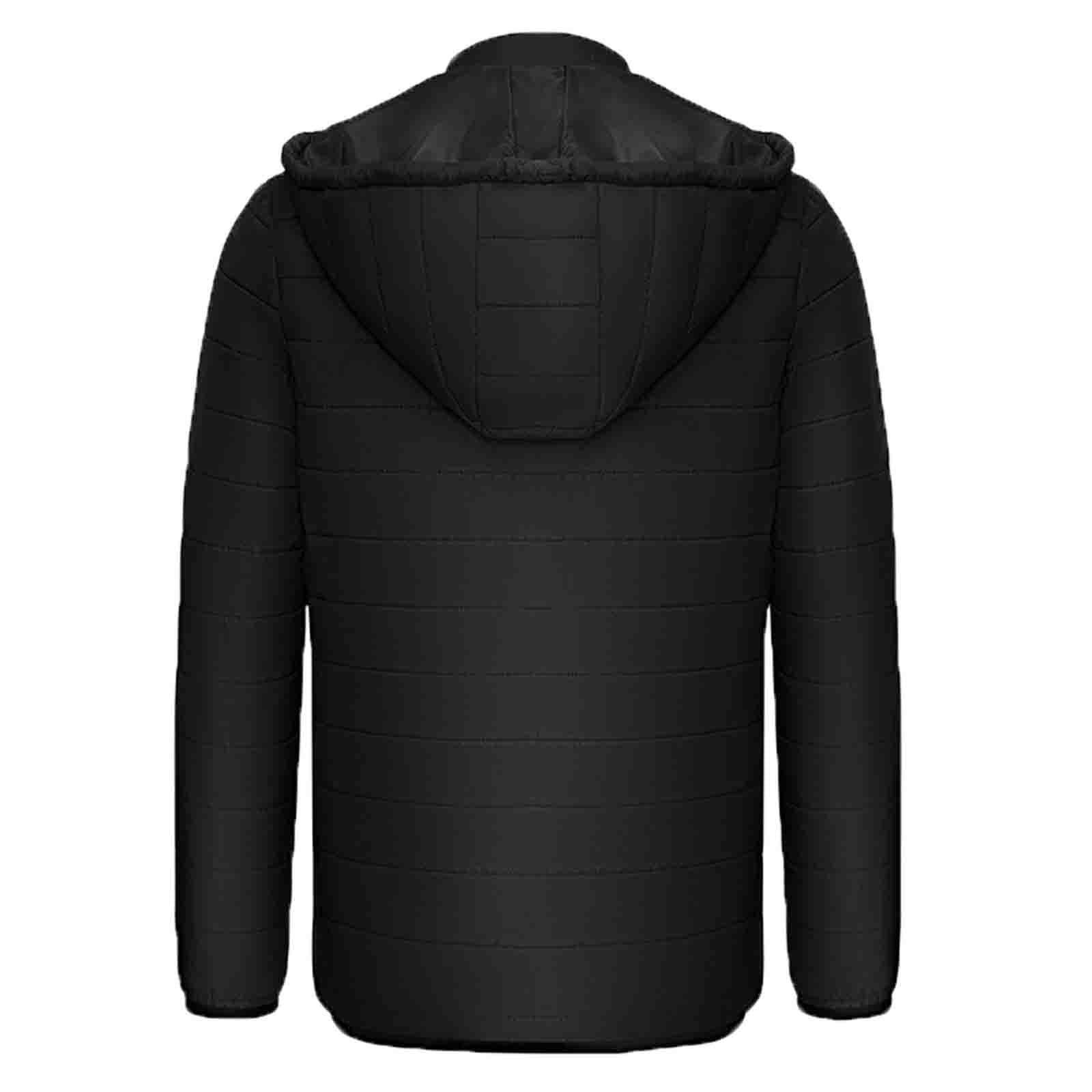 Lycaql Mens Winter Coats Male Autumn And Winter Cotton Casual Keep Warm Zipper Removable Long
