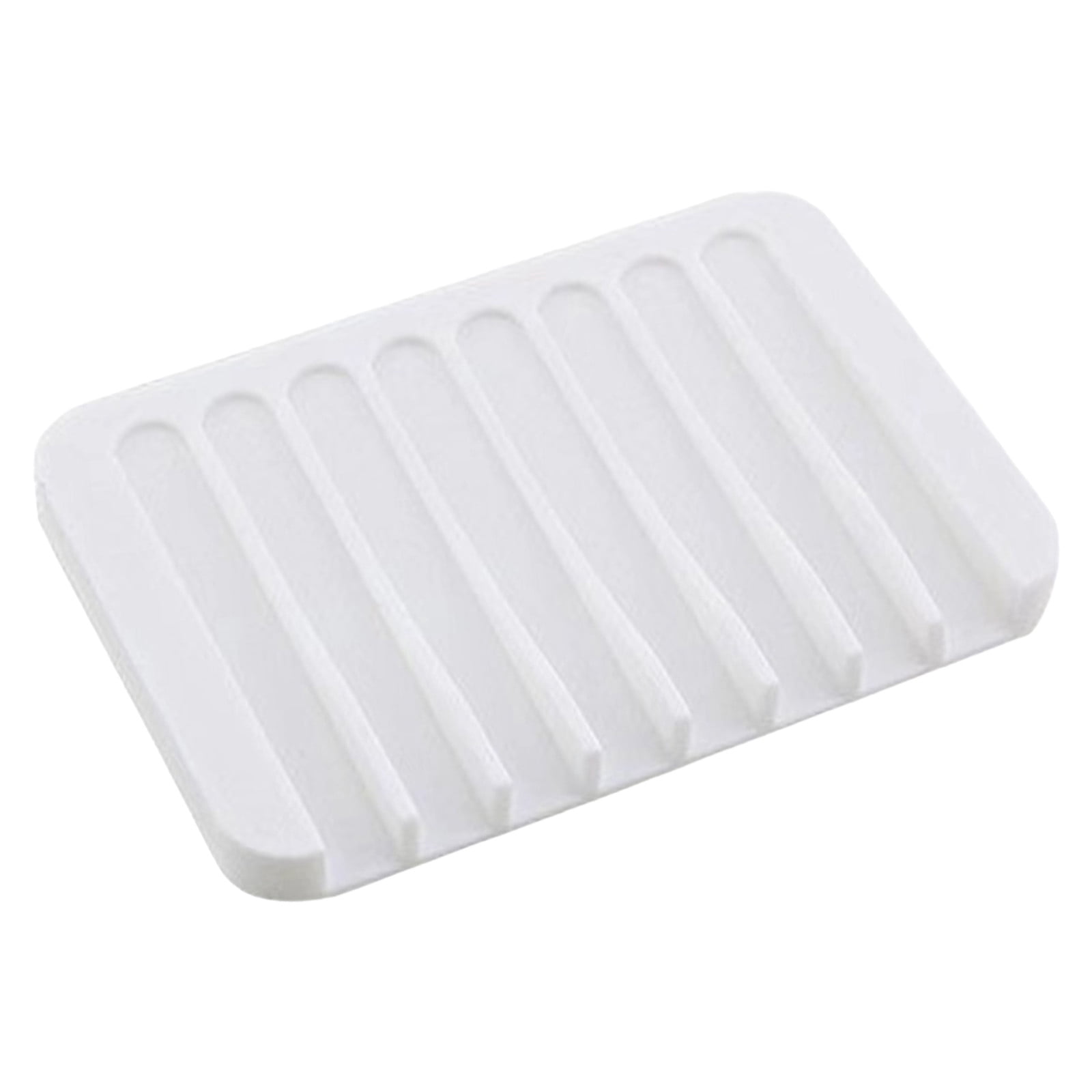 LYCAQL Silicone Bathroom Soap Dishes with Drain Spout-Bathroom and ...