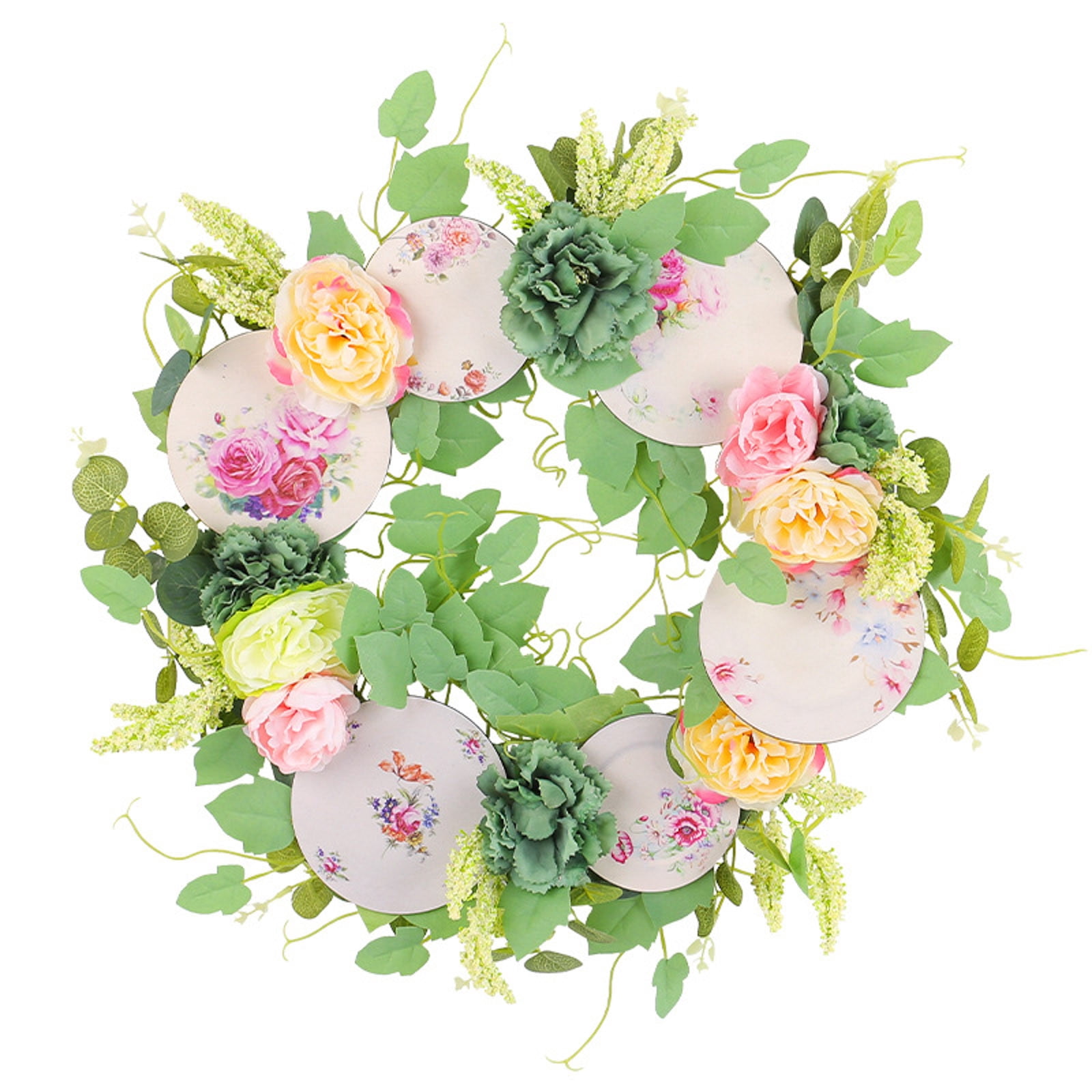 LYCAQL Spring Wreaths for Front Door 15.7