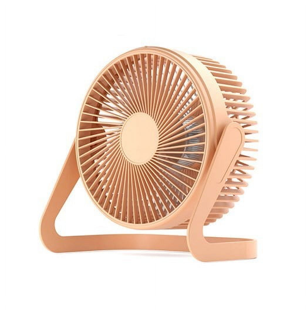 LYCAQL USB Desk Fan, 3 Speeds with Strong Airflow, 5.5 Inch Quiet Small ...