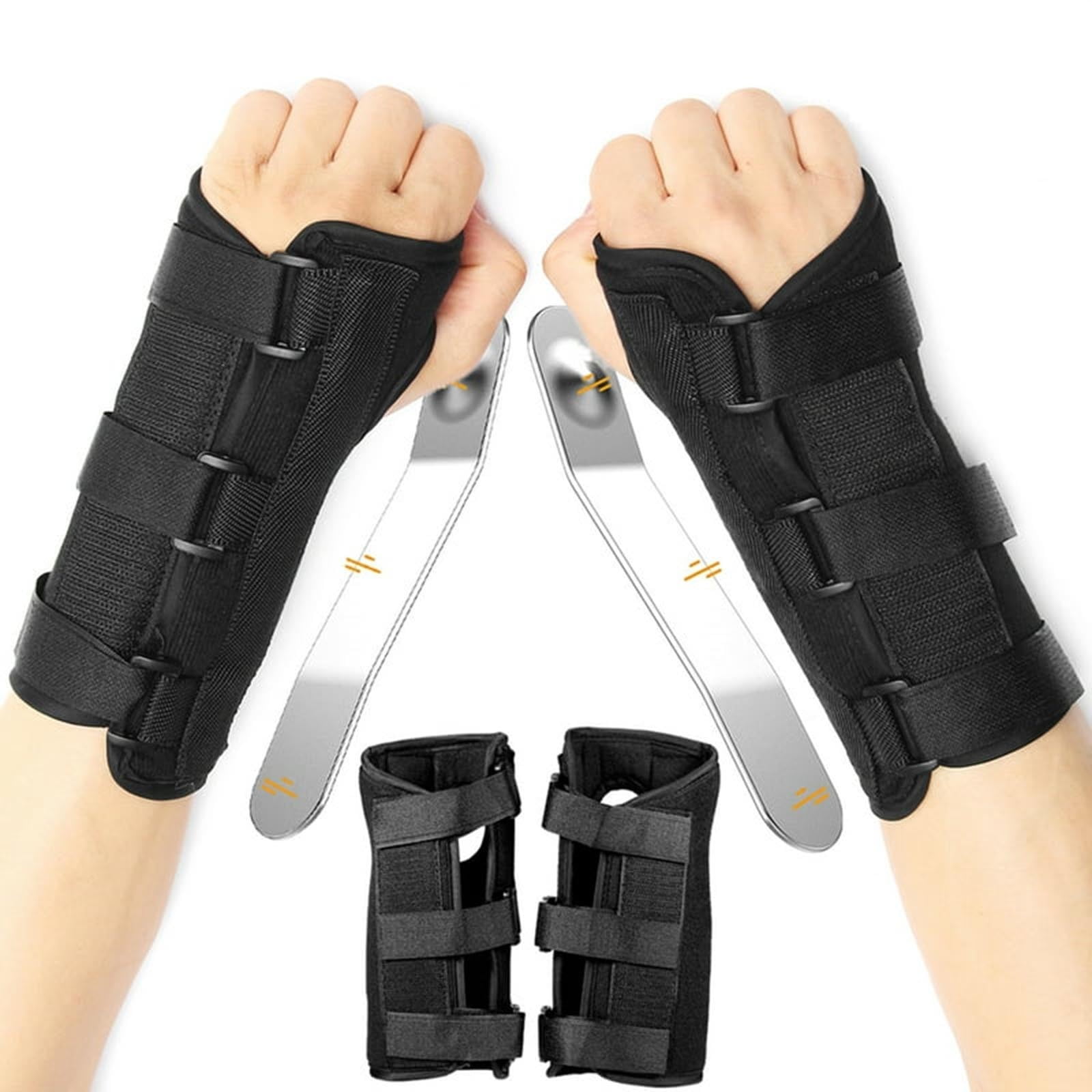 LYCAQL Wrist Band Carpal Tunnel Wrist Brace for Men and Women Metal ...