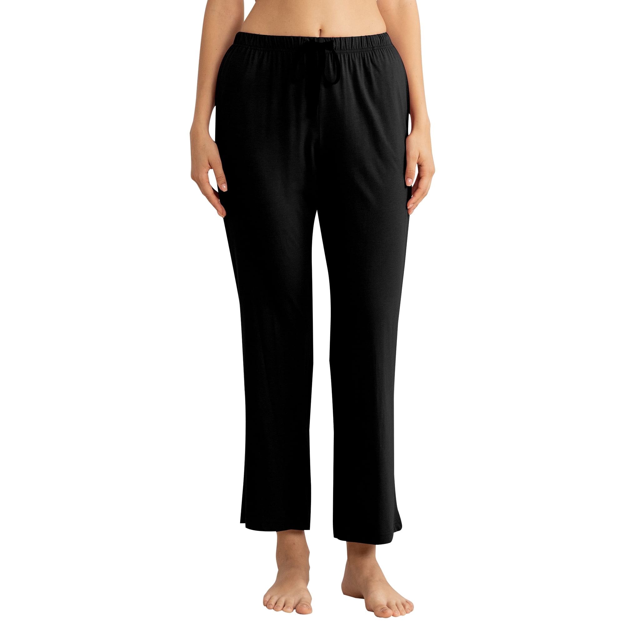 LYCY Womens Modal Pajama Pants, Soft Lounge Sleep Pants with Pockets ...