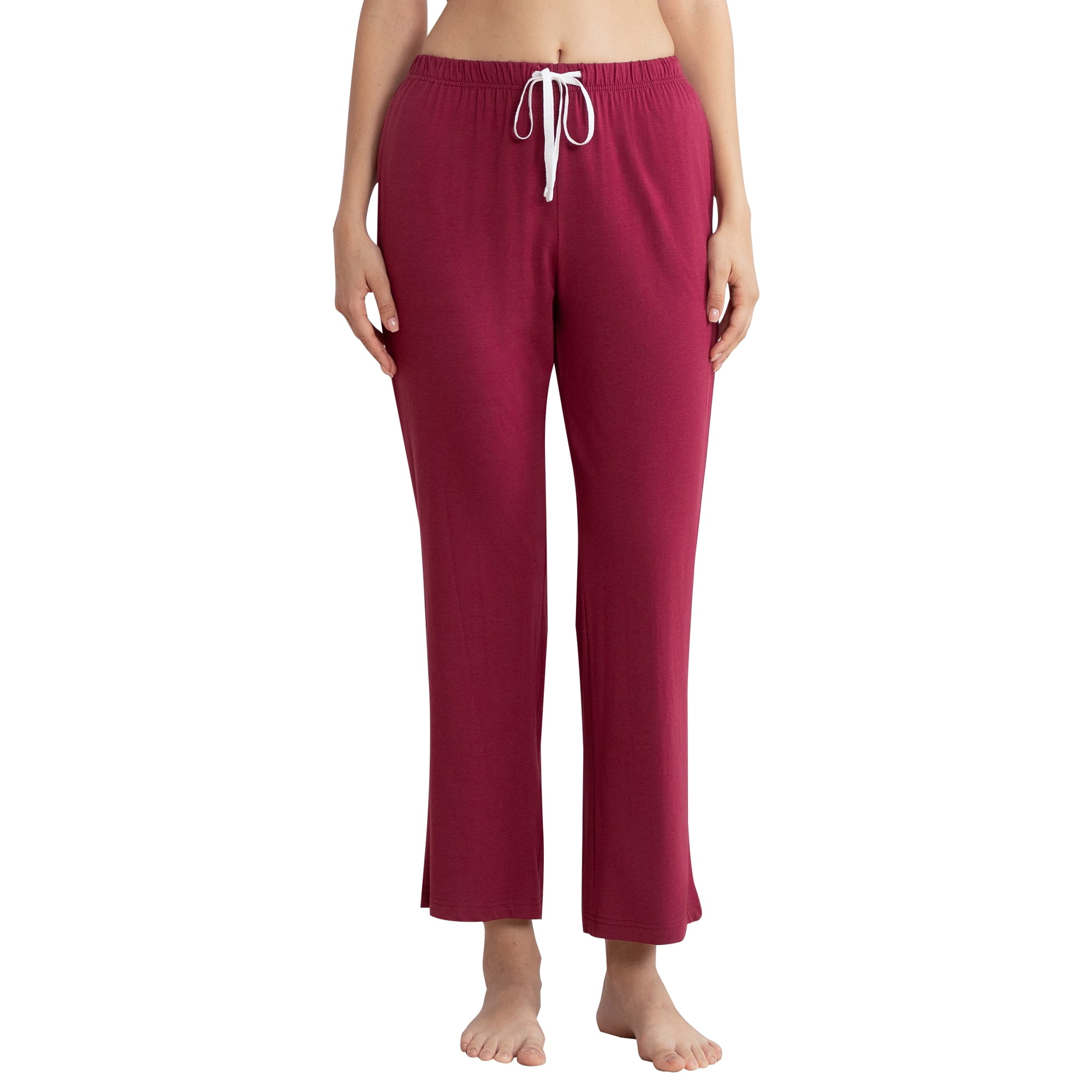 LYCY Womens Modal Pajama Pants, Soft Lounge Sleep Pants with Pockets ...