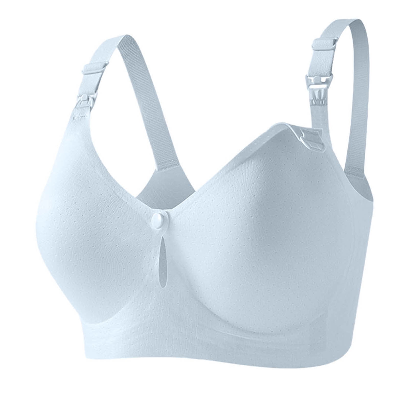 LYEAA Breastfeeding Push up Bras Plus Size Wireless Maternity Nursing ...