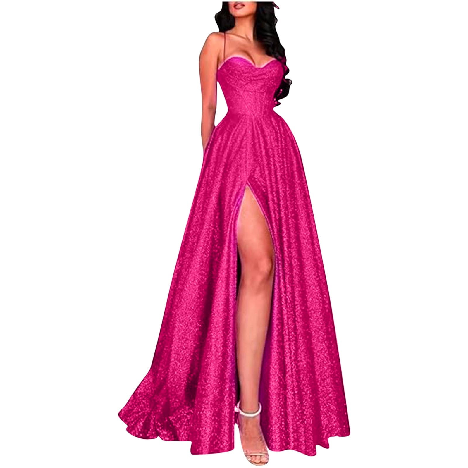 LYEAA Cocktail Dresses for Women Evening Party Plus Size Sleeveless ...