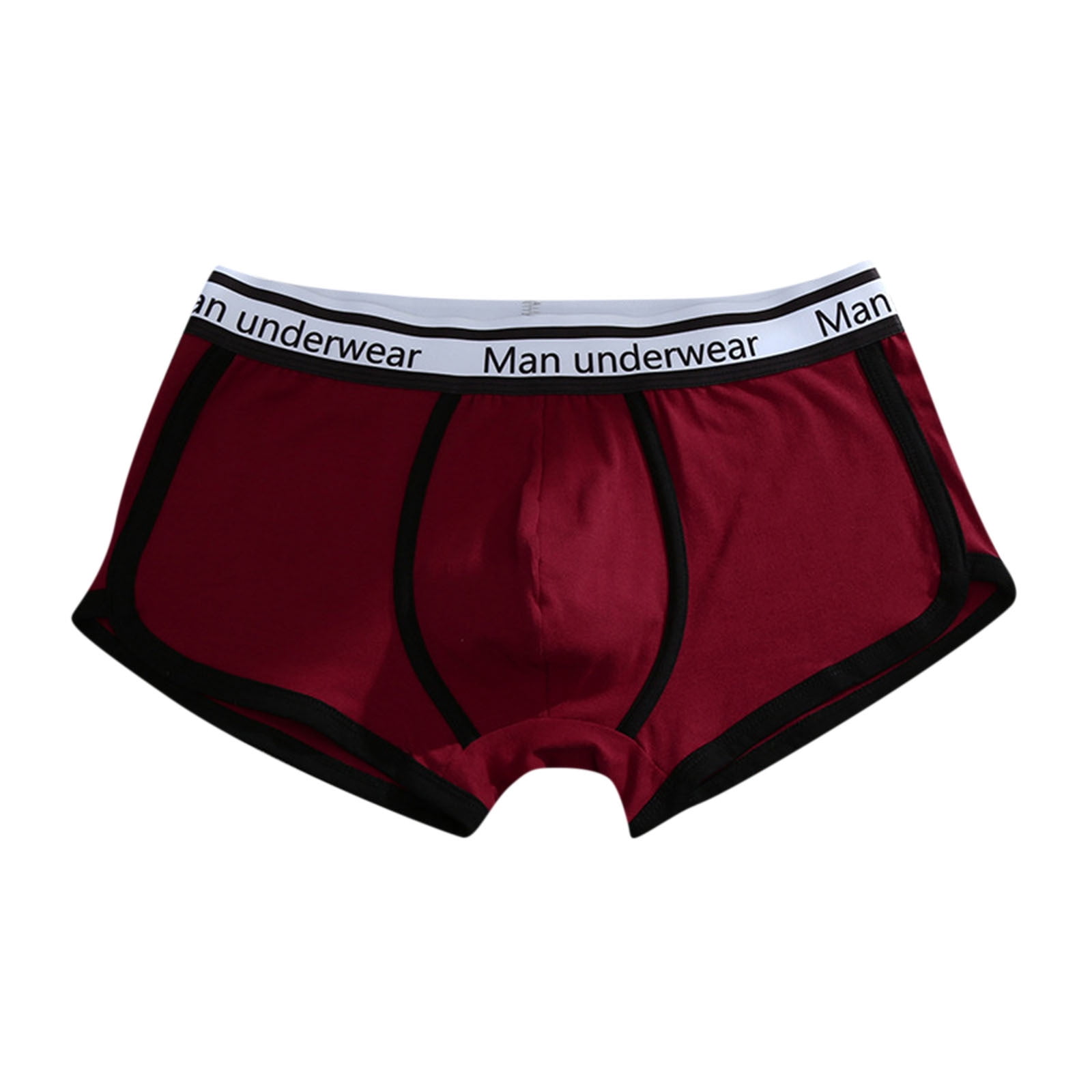 LYEAA Men's Underwear with Support Cotton Soft Breathable Boxers Solid ...