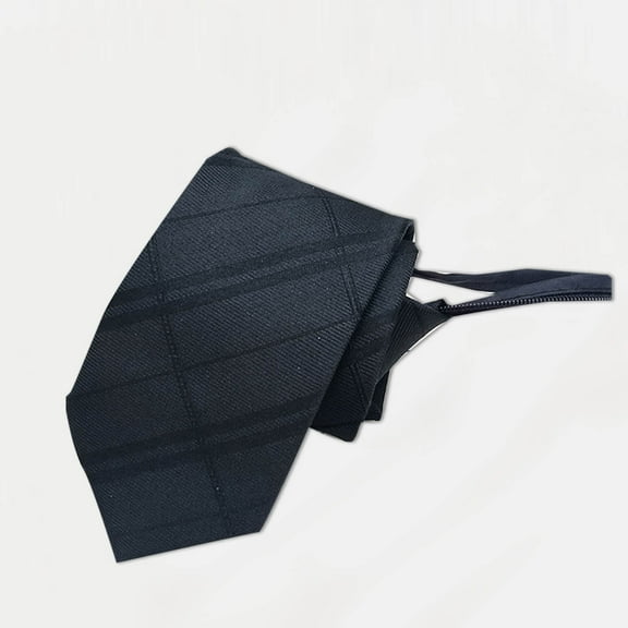 Barry.Wang Brown Silk Ties for Men Sets Woven Black Striped Formal ...