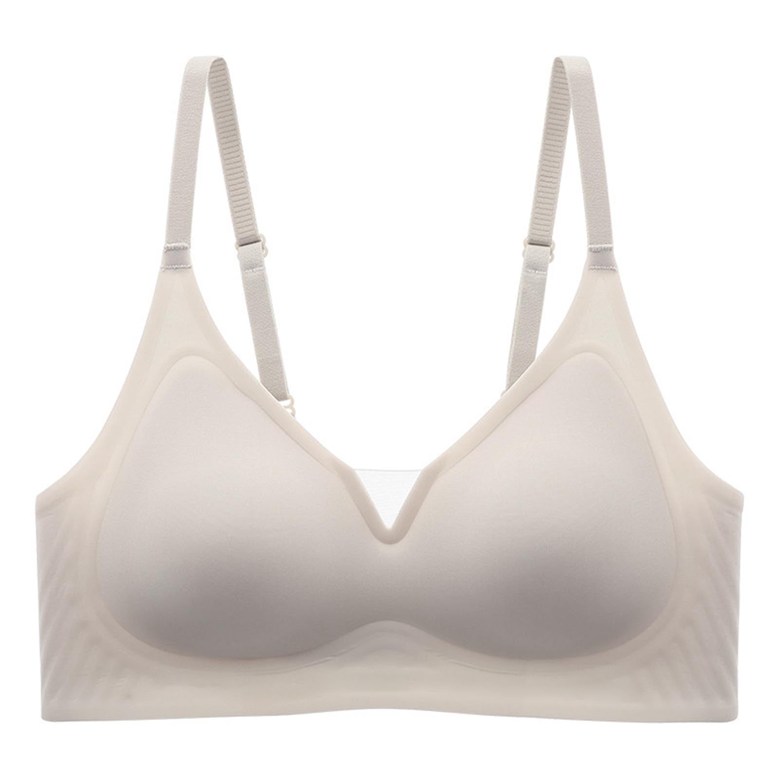LYEAA Push up Bras for Women Wireless Soft No Wire Seamless Everyday ...