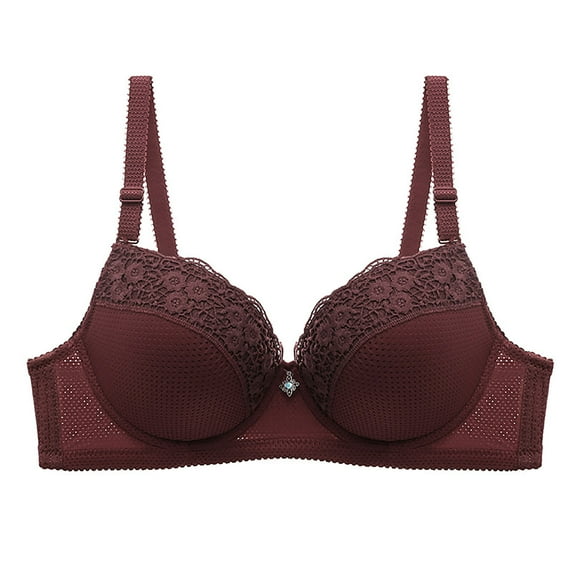 LYEAA Underwire Bras for Women Backless Push up Spaghetti Straps Solid ...