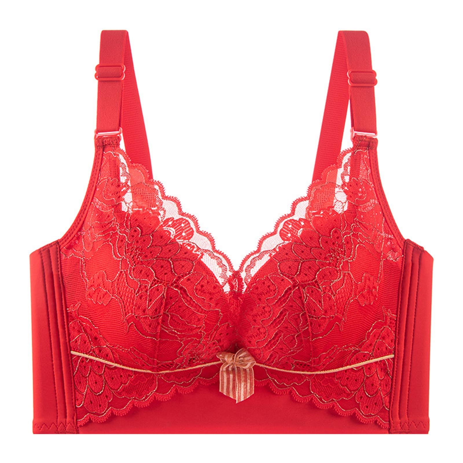 LYEAA Women Bras Push up Soft No Wire Lace Everyday Bras Wireless Support Solid Lightly Lined ...