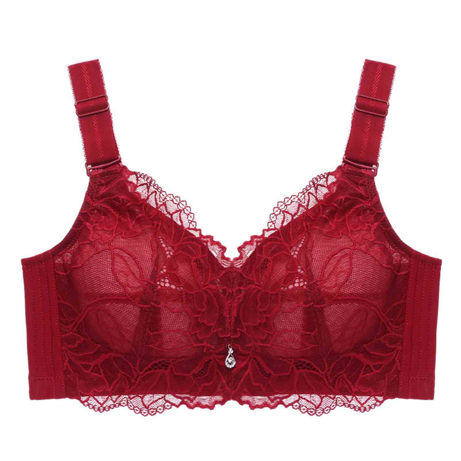 LYEAA Women Bras Push up Wireless Lace Lightly Lined Daily Bras ...
