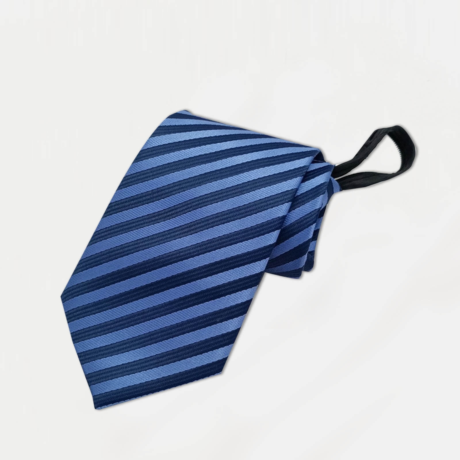 LYEAA Zip Ties for Men Classic Strip Pre-tied Neckties Business Formal ...