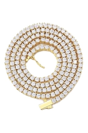 Shop Cubic Zirconia Tennis Necklaces for Men and Women Today