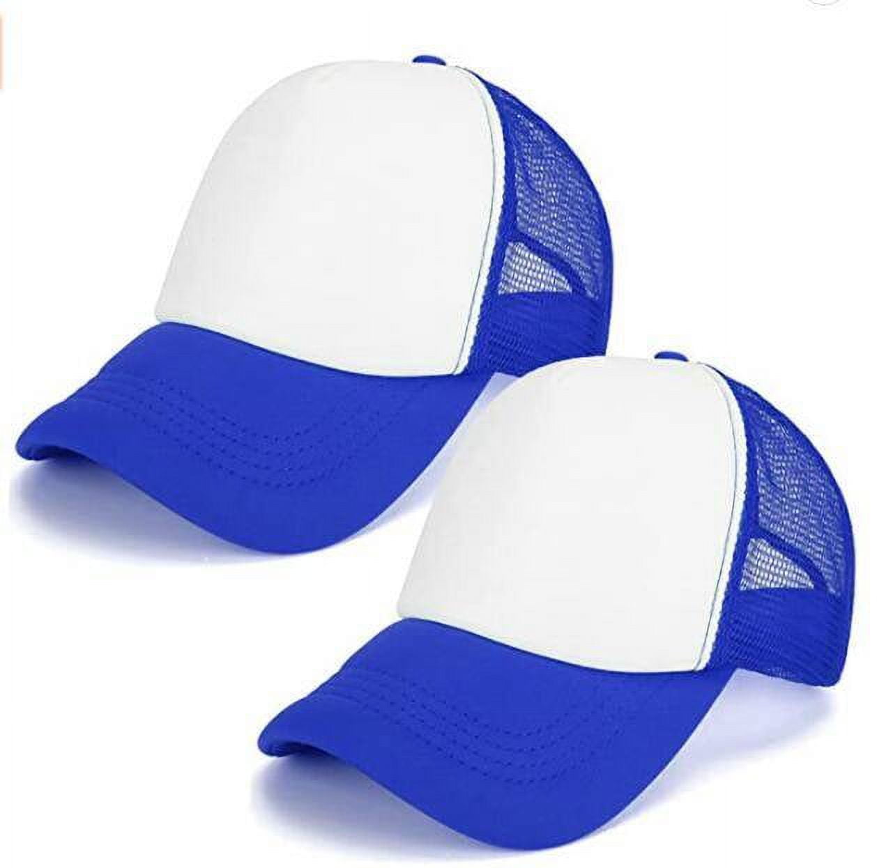 LYHLYA 2 pcs Sublimation Blank Caps Unisex Adult Polyester Mesh Cap ...