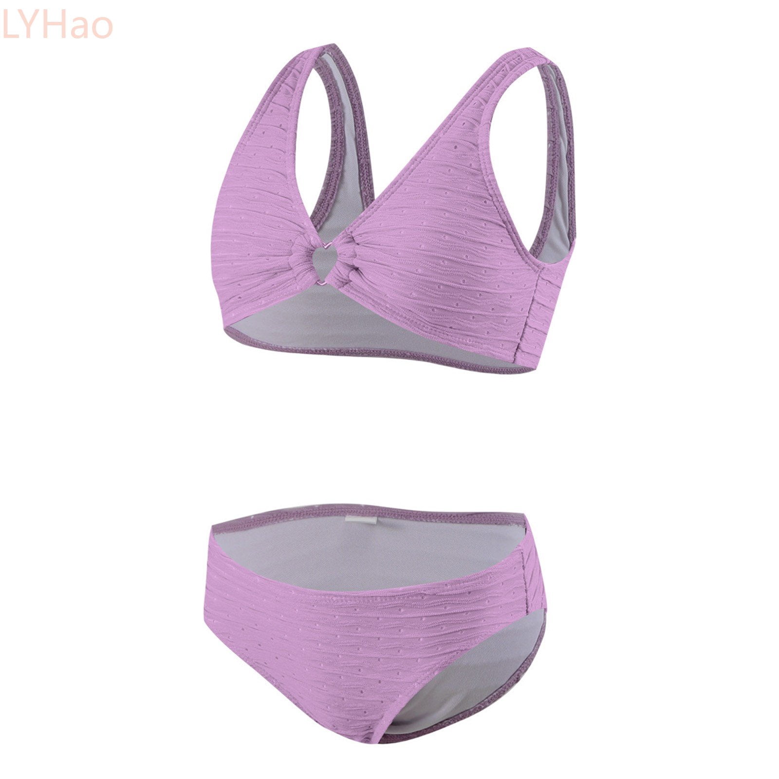 LYHao Girls' Swimwear Fashion Cute Print Kids Beach Vacation Swim Strap ...