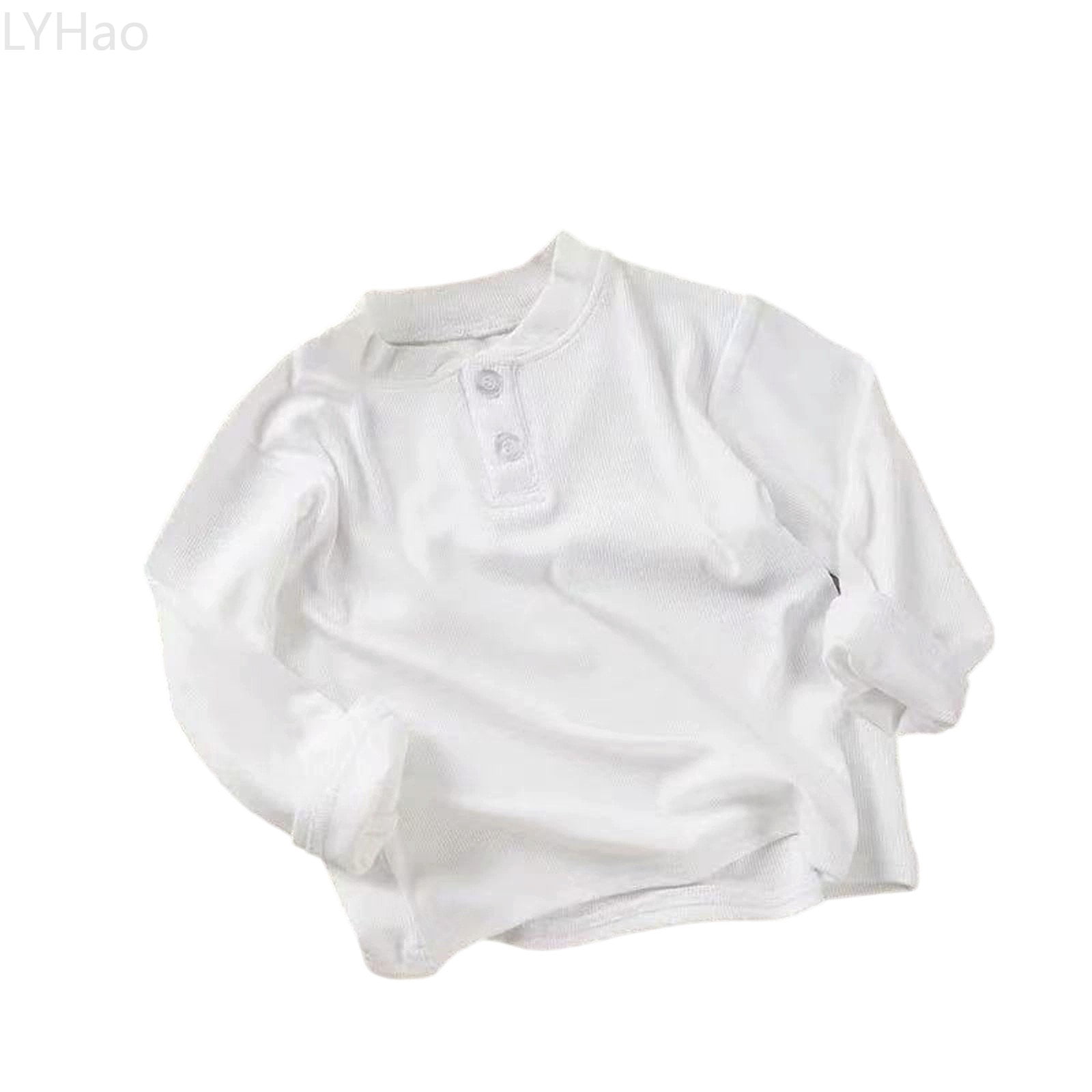 LYHao Long Sleeve Layering For Girls Comfortable Stretch Basic Tee ...