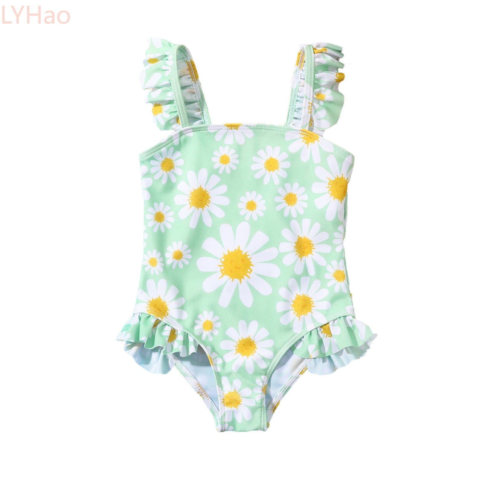 LYHao Toddler Girl Swimsuit Sport Bikini Set Swimwear Bathing Suit,One ...