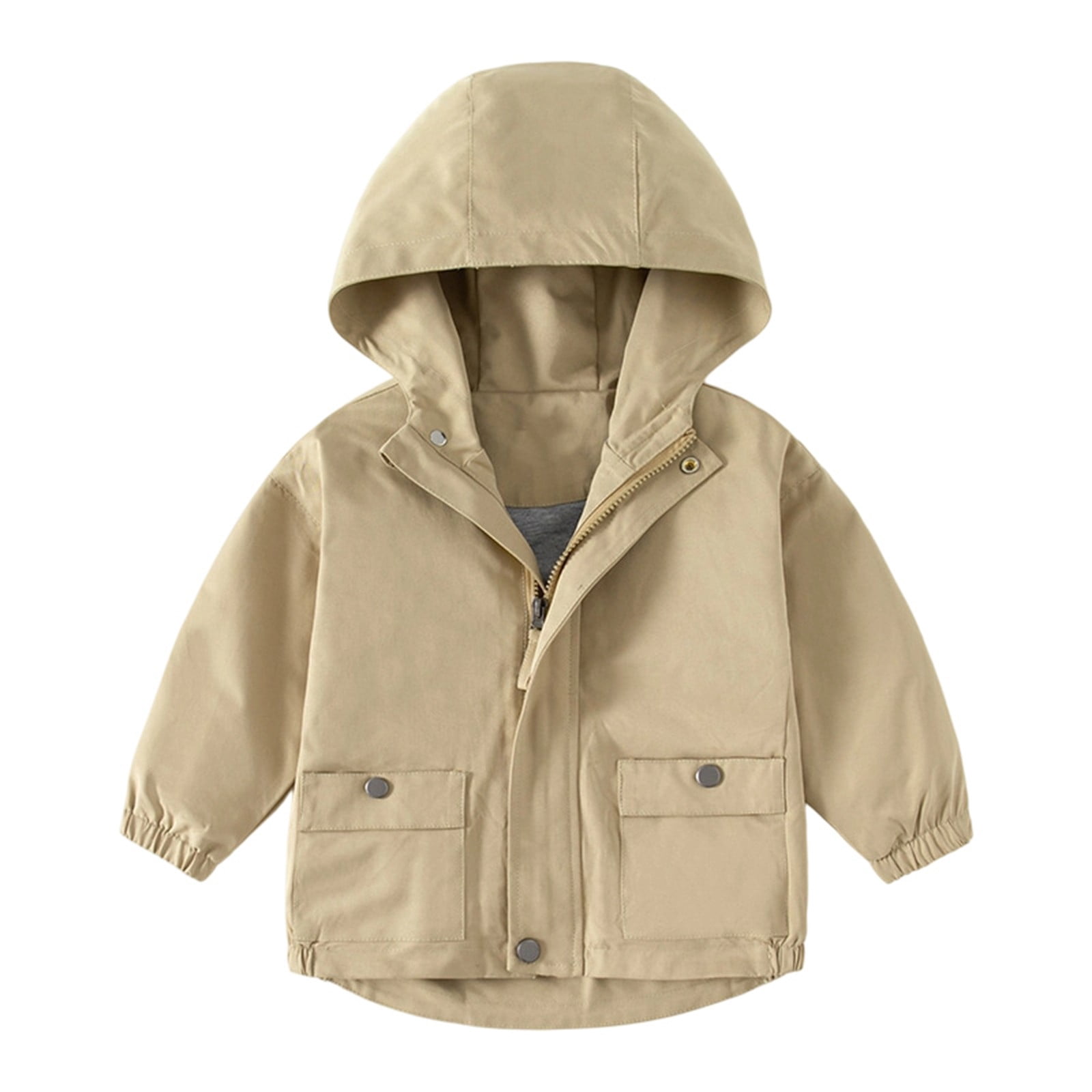 LYHaoo Boys Windbreaker Jacket For Kids Lightweight Hooded Zipper Coat ...