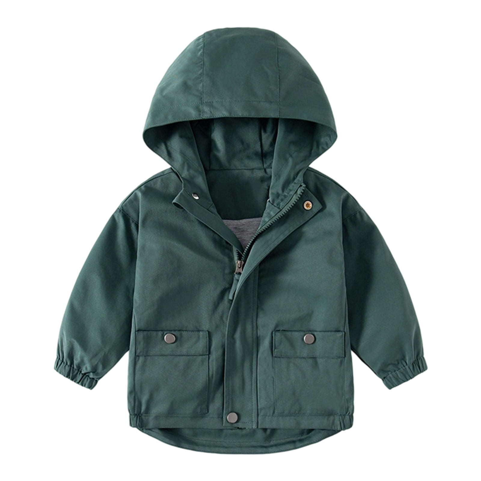 LYHaoo Boys Windbreaker Jacket For Kids Lightweight Hooded Zipper Coat ...