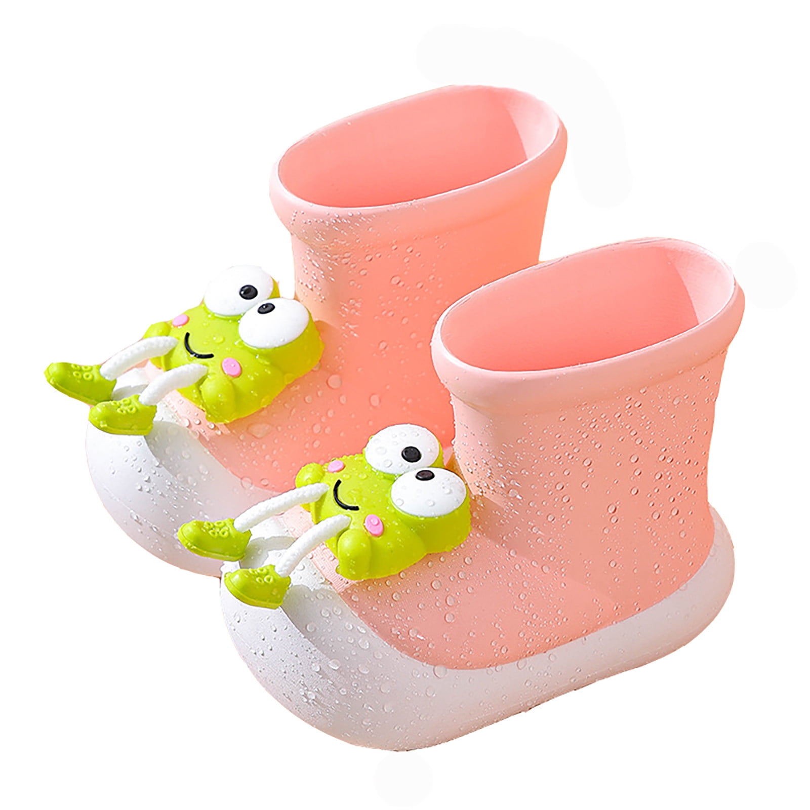 LYHaoo Children Female Elastic Mouth Children's Rain Boots Textured ...