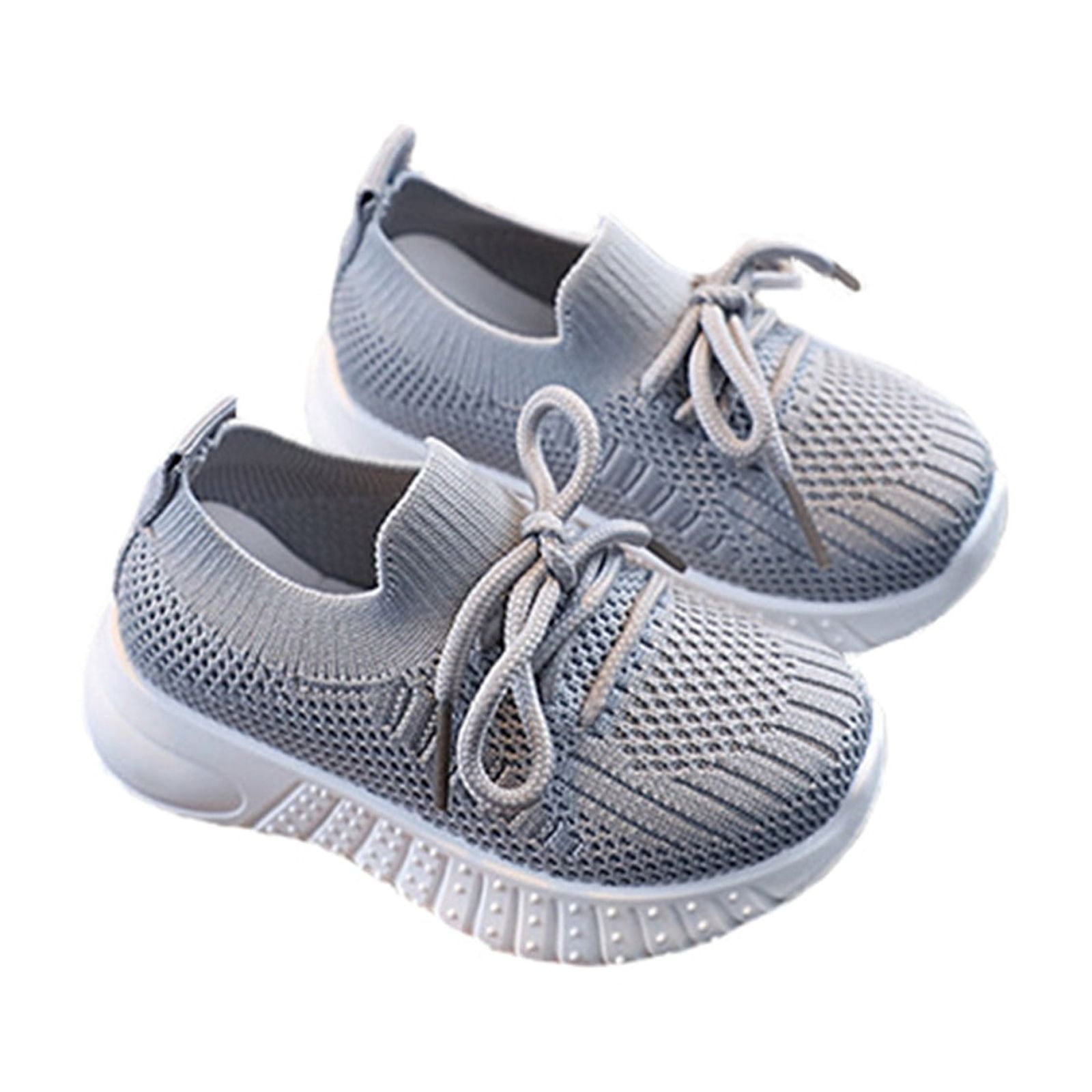 LYHaoo Cute Mesh Shoes Boy Girl Non First Sizes 7 Gray(Toddler ...