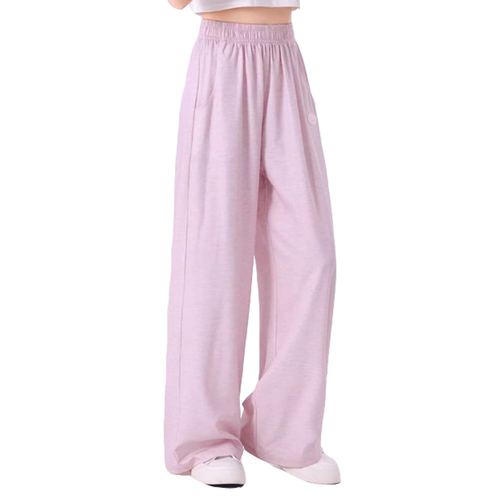 LYHaoo Teen Children Pants Solid Color For Girls Casual High Elastic ...