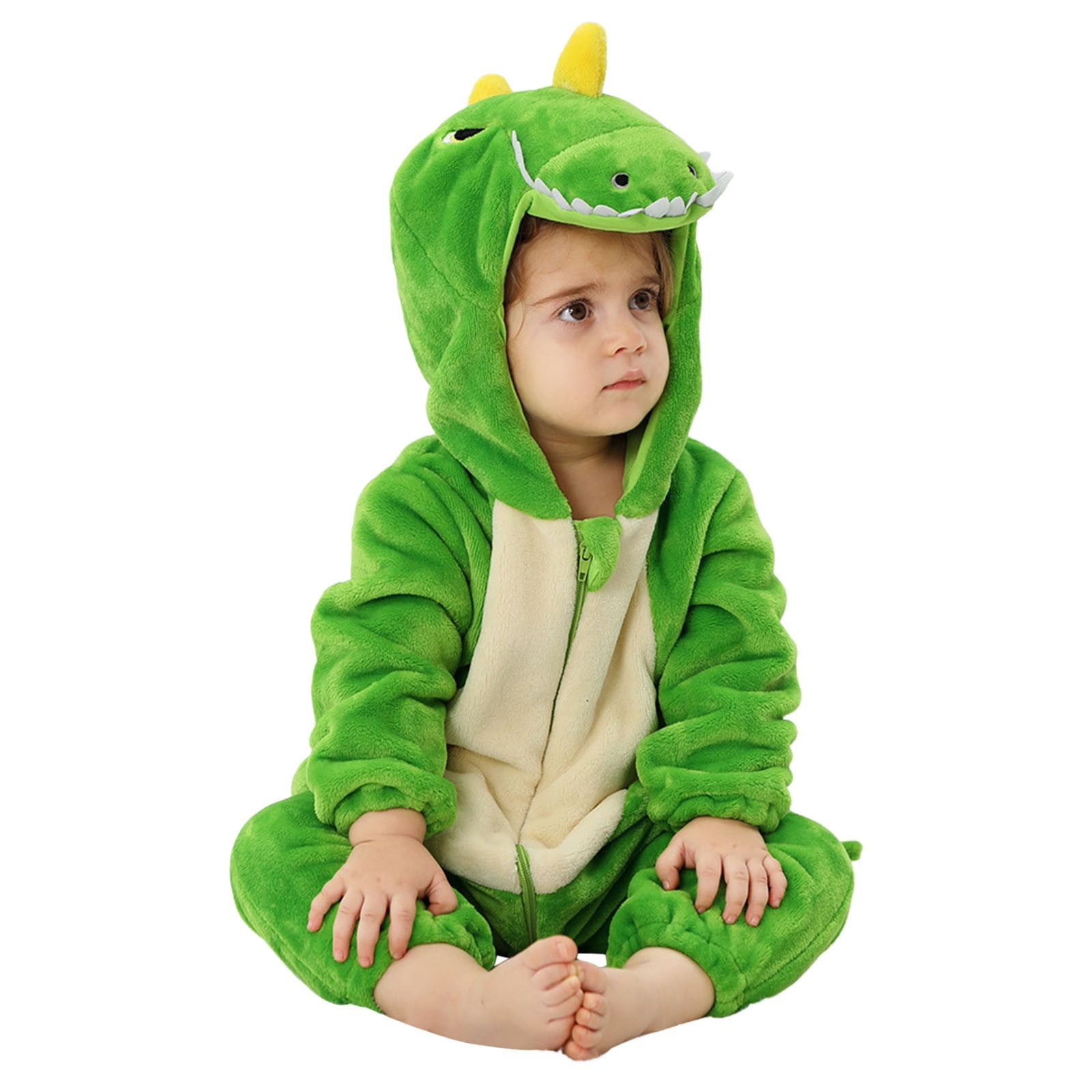 LYHaoo Toddler Boys Girls COS Custume Long Sleeve Cartoon Jumpsuit ...