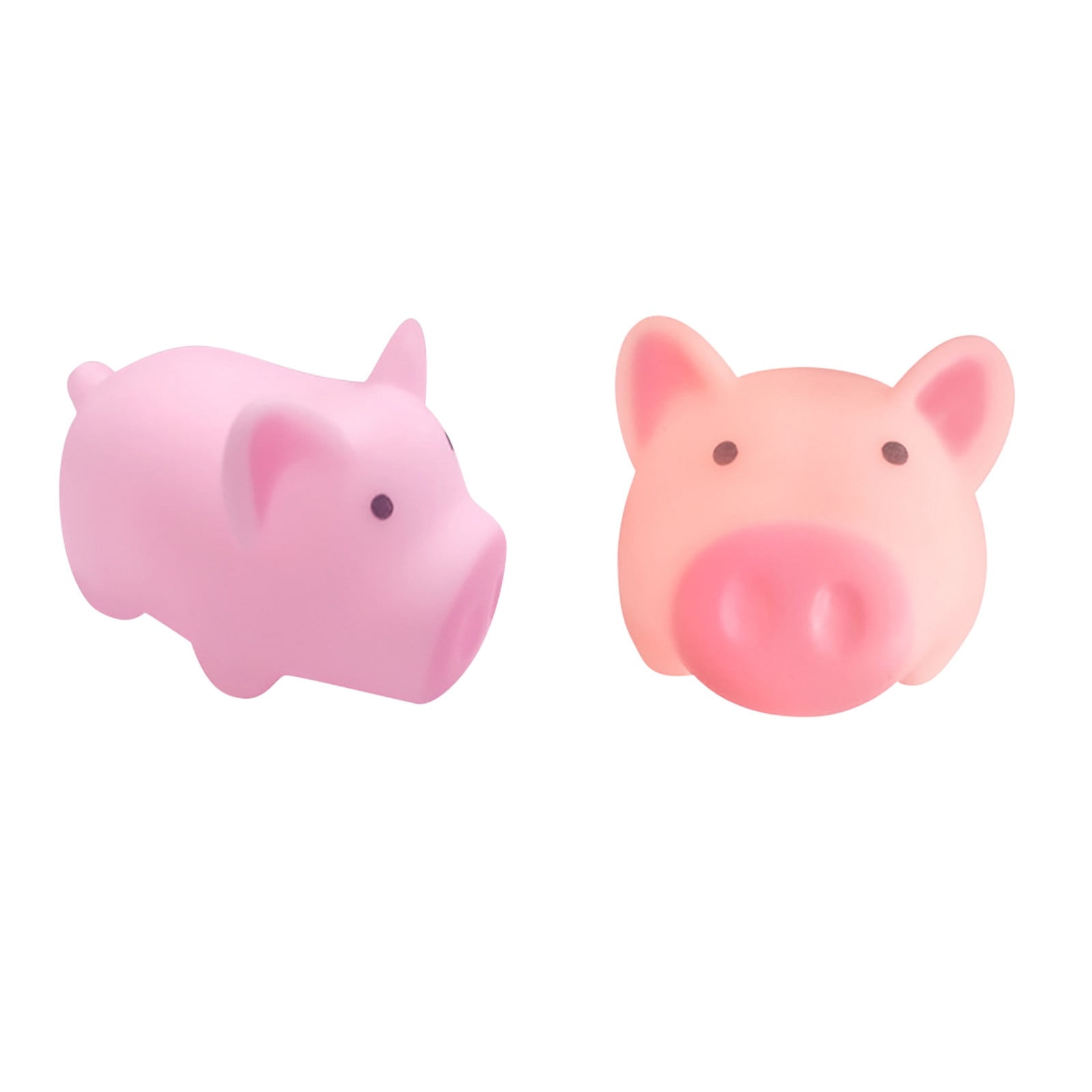LYINGF 2/4-Pack Squeezable Stress Relief Pig Toys - Pinchable Silicone ...
