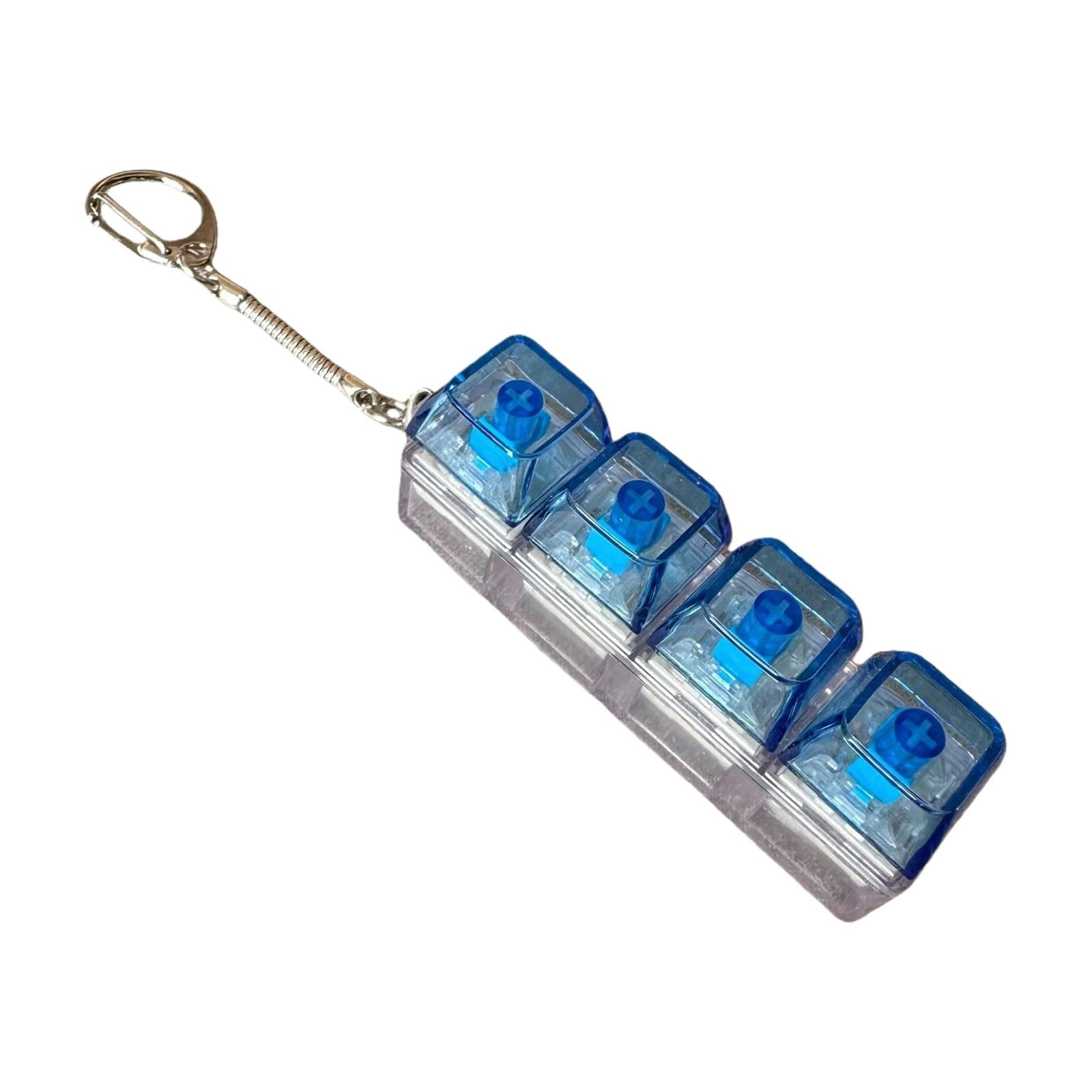 LYINGF 4-in-1 LED Keyboard Toy, Stress Relief Clicker with Light-Up ...