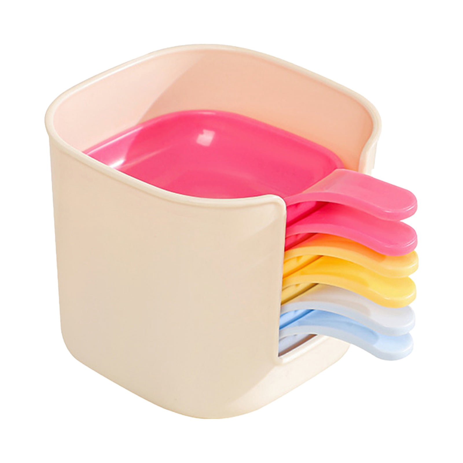 LYINGF 7-Piece Dipping Plate Holder Set, Includes 6 Seasoning Dishes ...