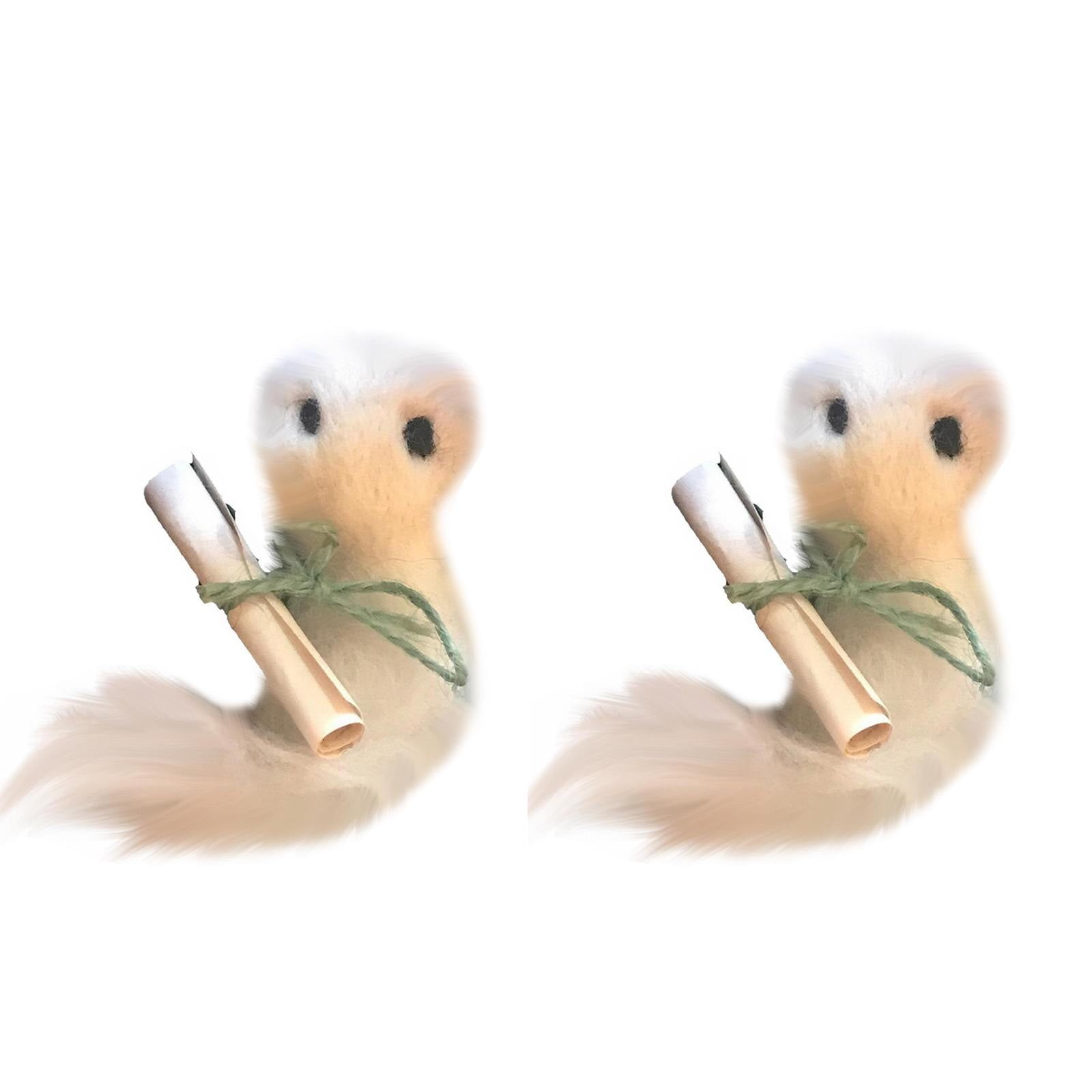 LYINGF Adopt A Ghostes Wool Felt Craft Kit - White Felt Ghost Figures ...