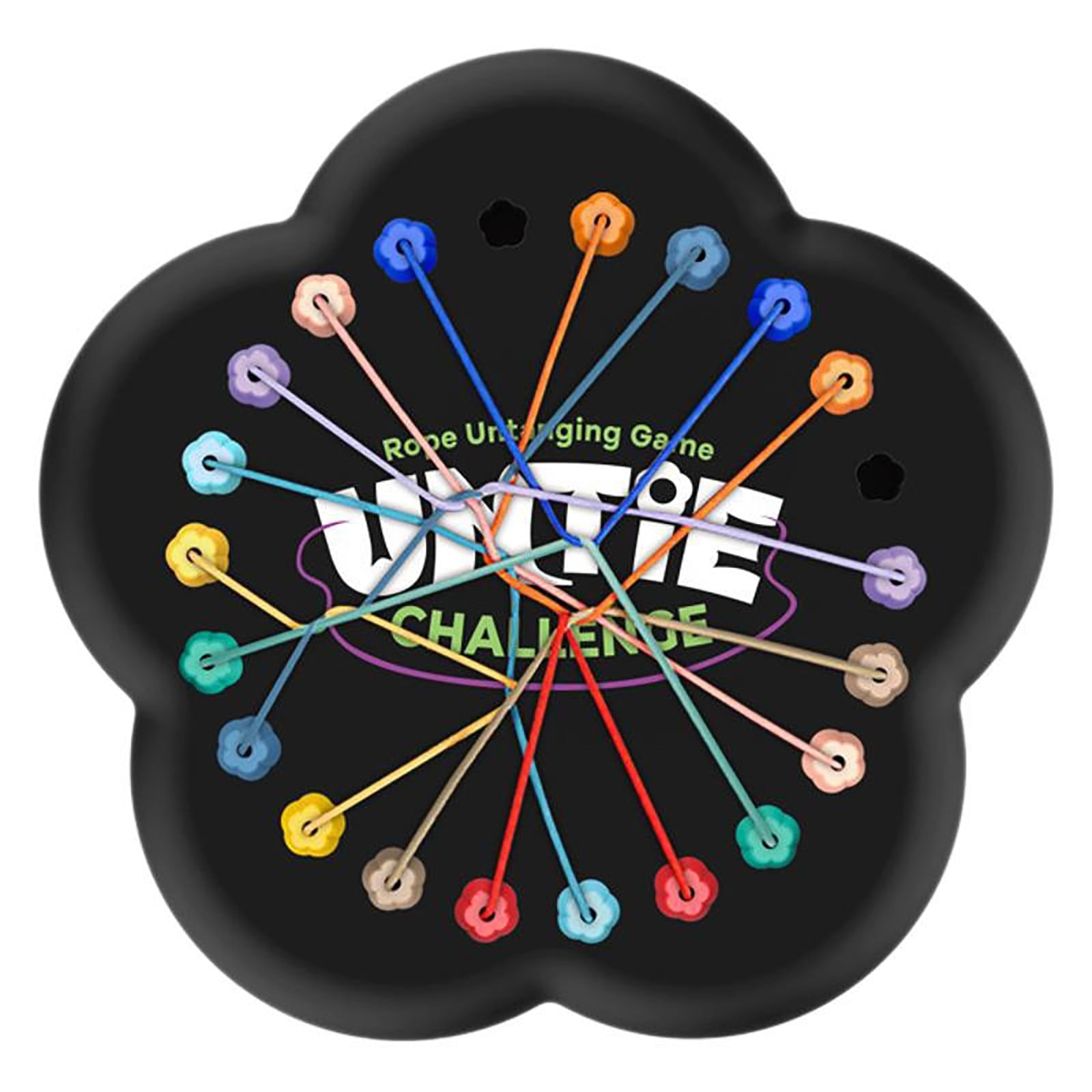 LYINGF Brain-Teasing Knot Untangling Puzzle Game - Rope Challenge Board with String Lacing Toys ...