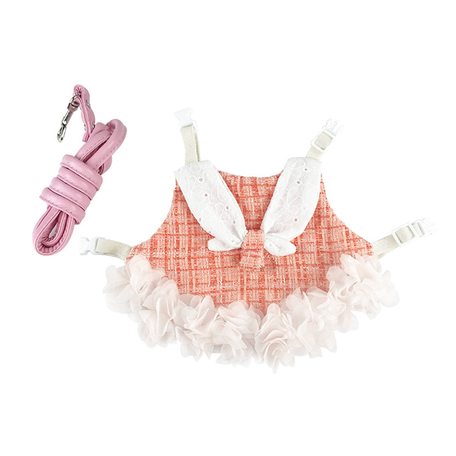 LYINGF Bunny Rabbit Ferret Harness and Leash Set, Bunny Clothes for ...