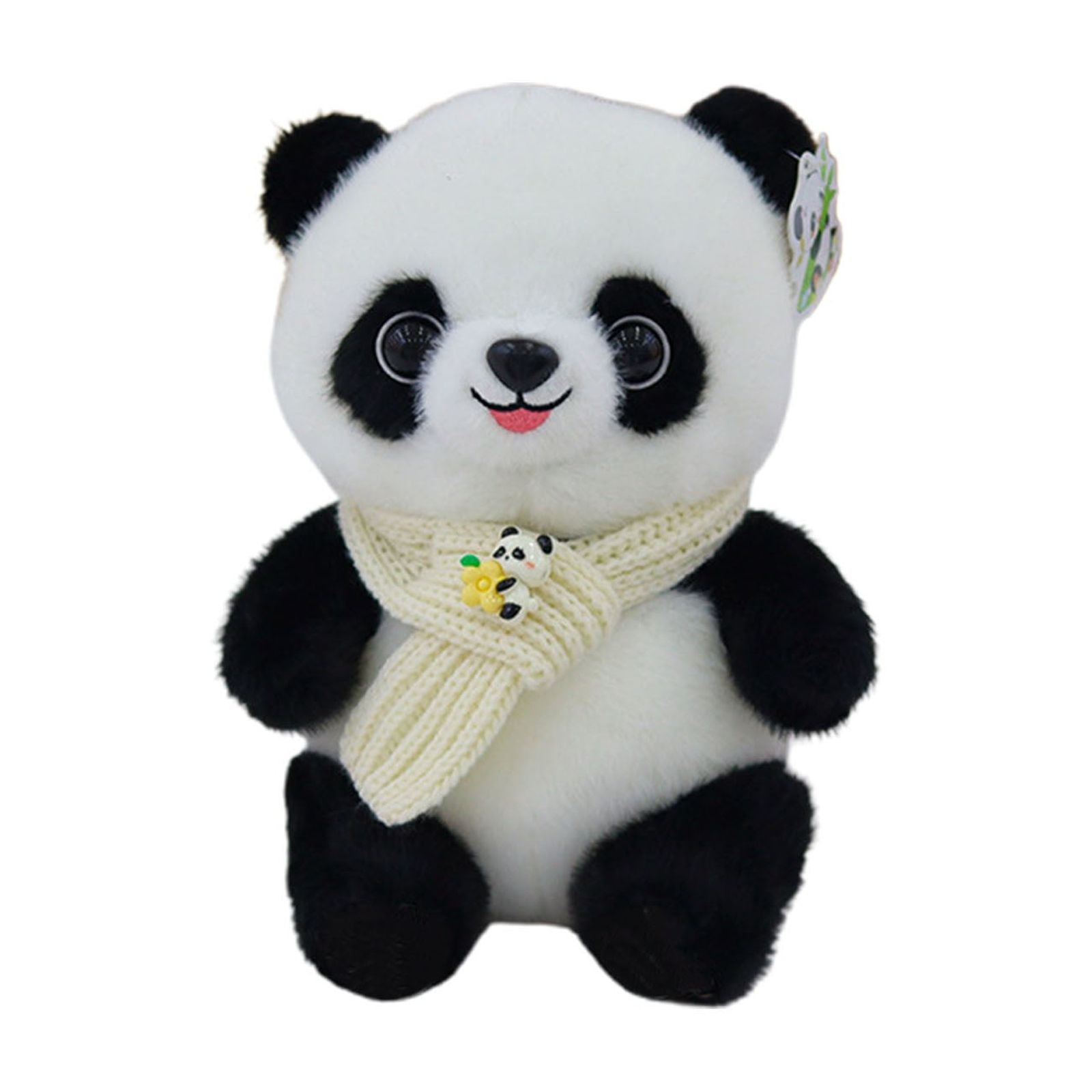 LYINGF Cute Color-Changing Flower Panda Plush Toy - Giant Soft Panda ...