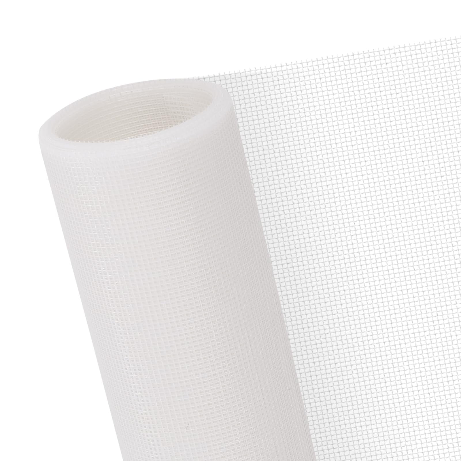 LYINGF DIY Adhesive Window Screen Netting, Adjustable Mesh Curtain with ...