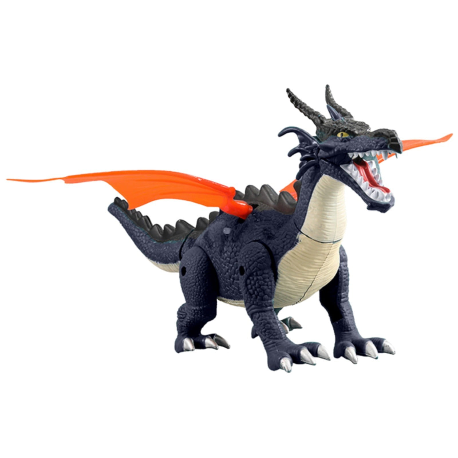 LYINGF Dinosaur Toys, LED Light Up Walking Dragon Roaring and Spraying ...