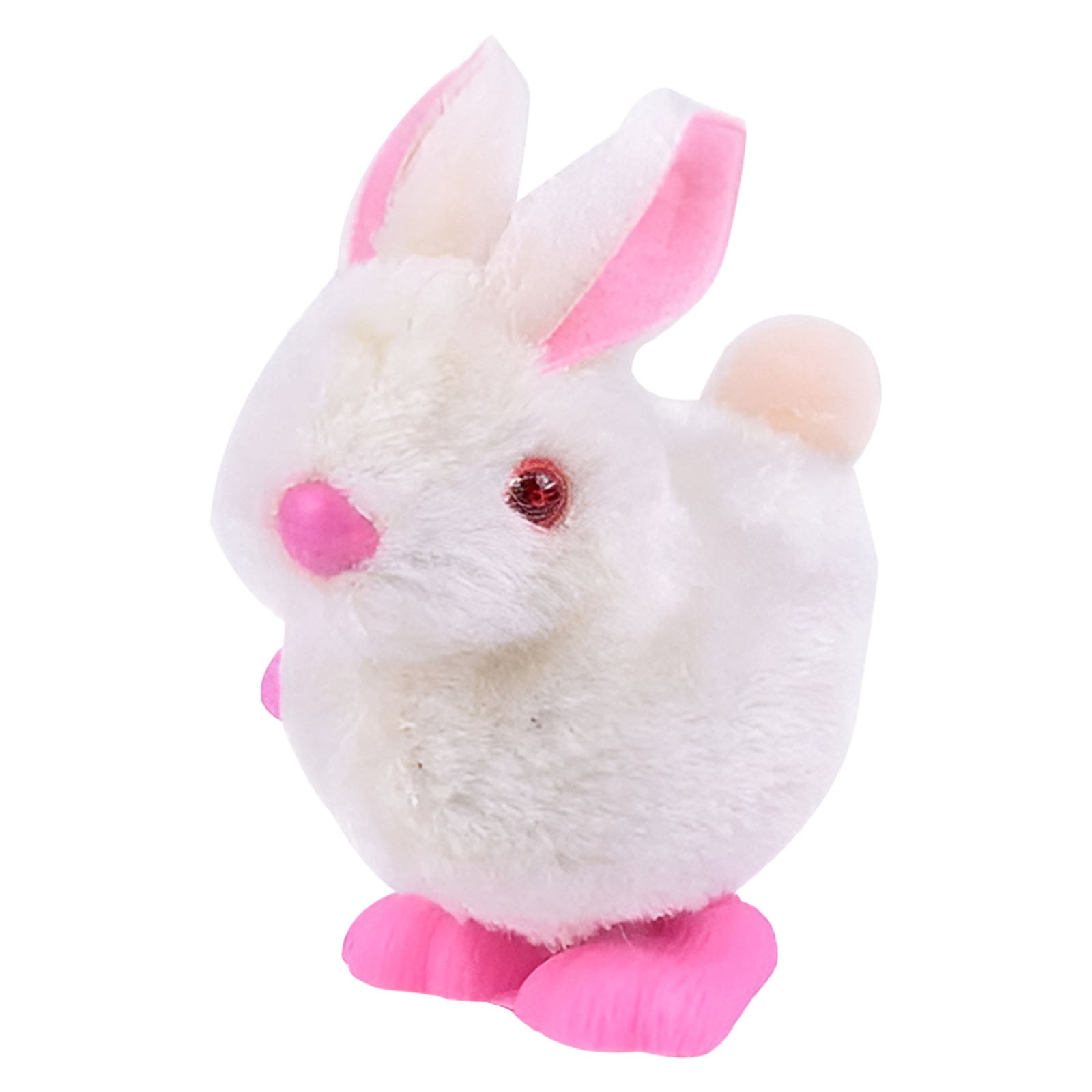 LYINGF Furry Walking Rooster Wind-Up Toy - Spring-Powered Jumping ...