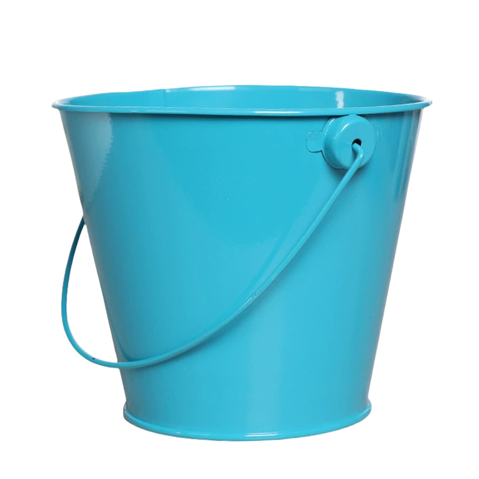 LYINGF Galvanized Metal Bucket with Handle - Multi-Use Plant Pot ...