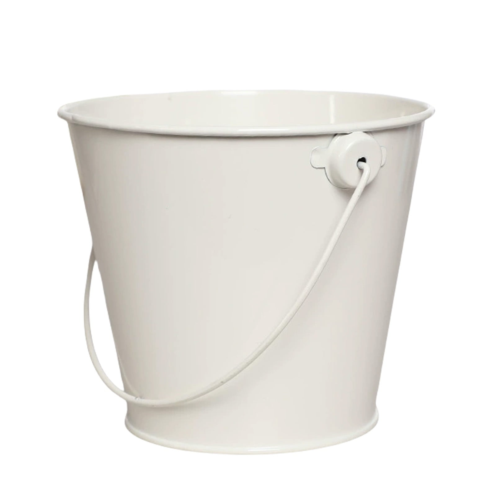 LYINGF Galvanized Metal Bucket with Handle - Multi-Use Plant Pot ...