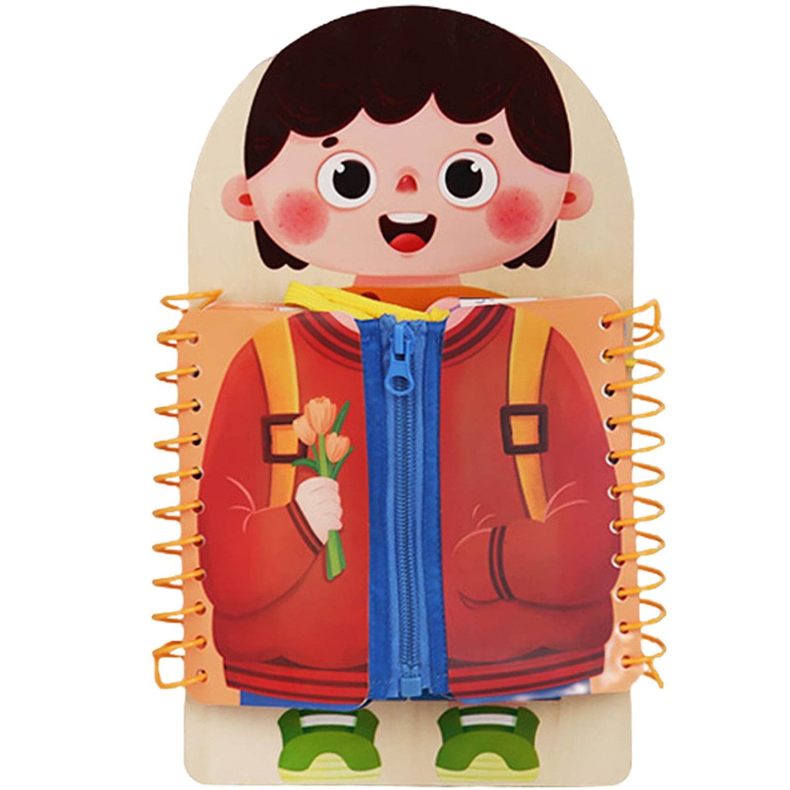 LYINGF Learn-to-Dress Montessori Boards - Practice Buttoning, Zipping ...
